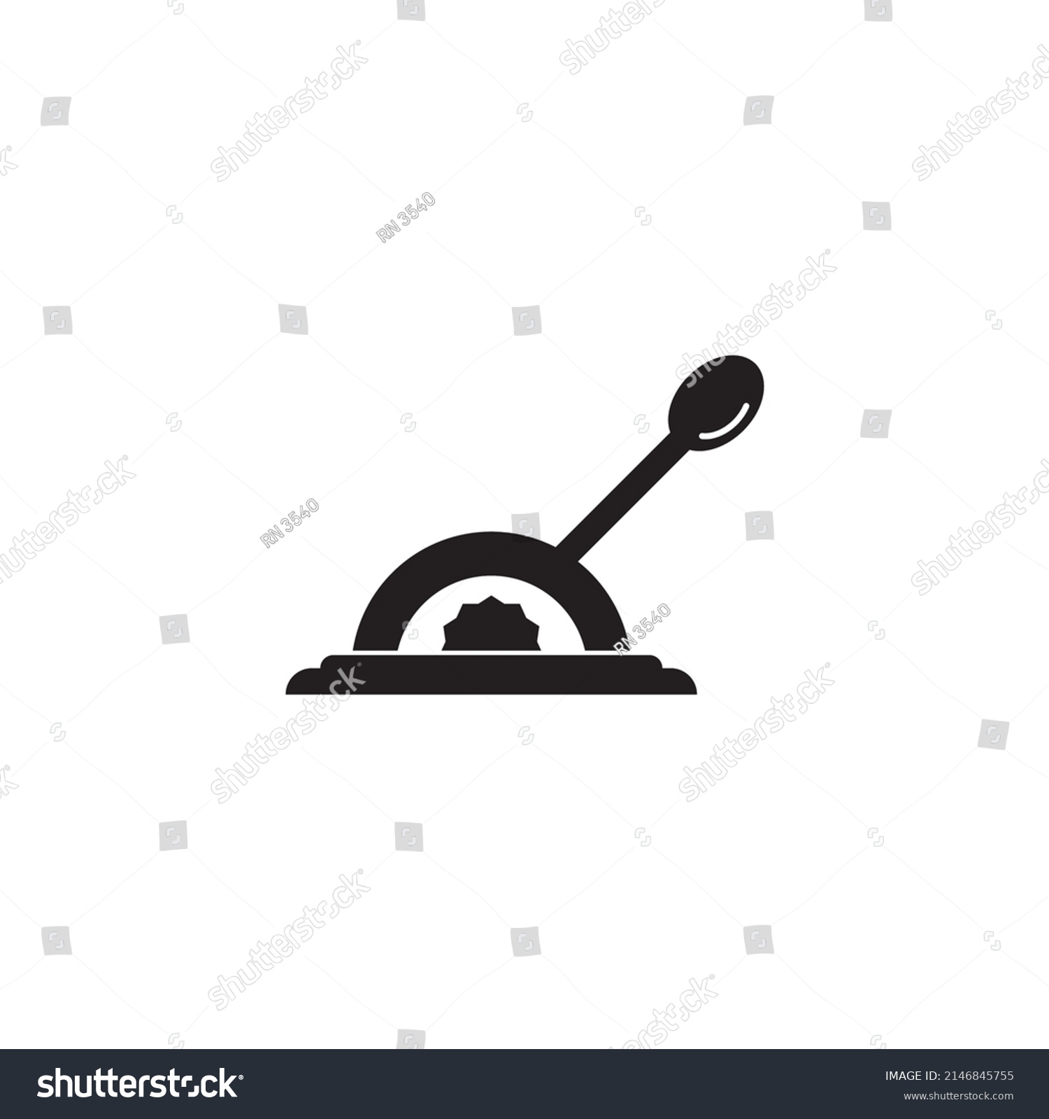 Lever Icon Vector Illustration Simple Design Stock Vector (Royalty Free ...