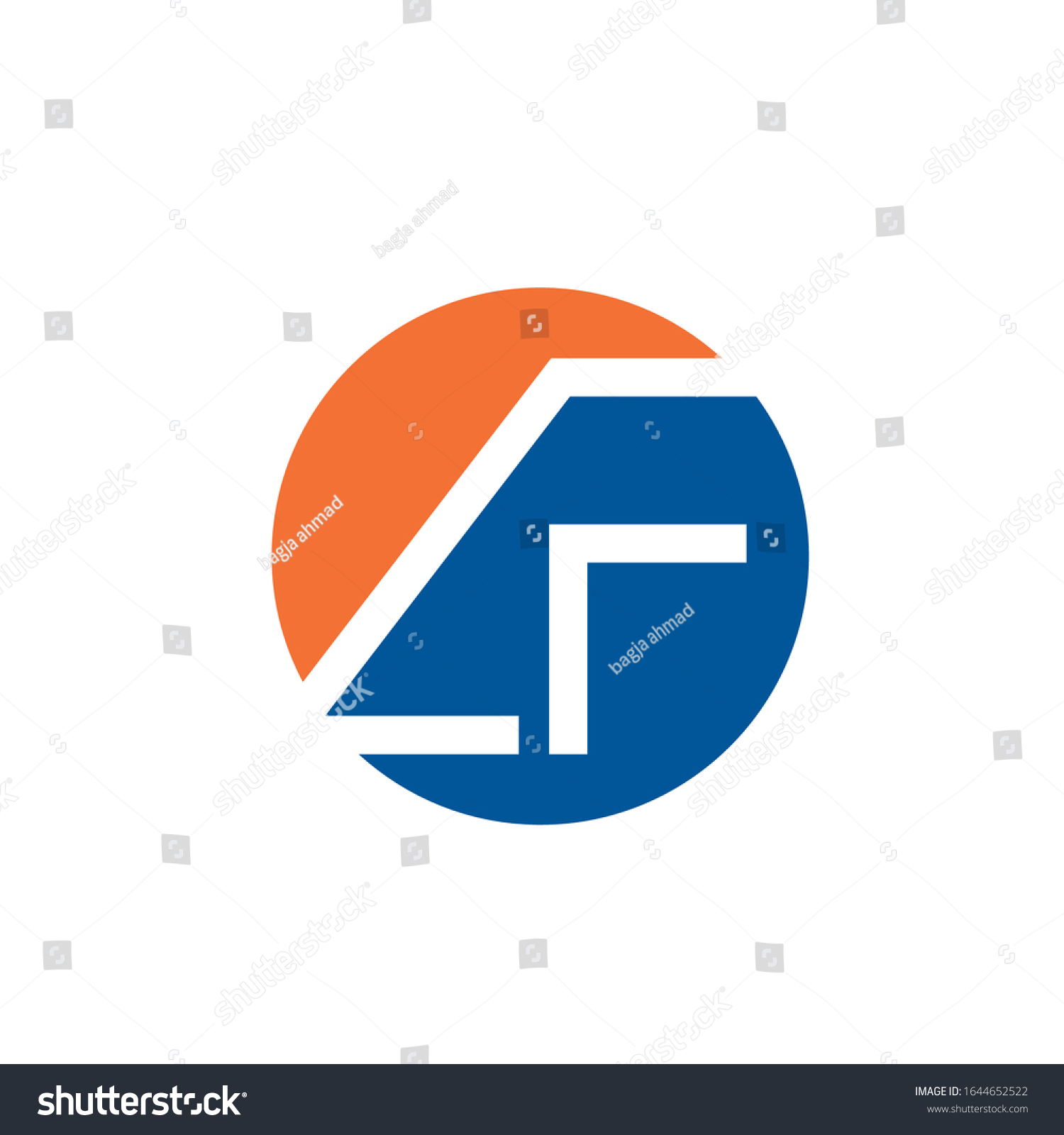 Lf Logo Design Vector Sign Template: เวกเตอร์สต็อก (ปลอดค่าลิขสิทธิ์ ...