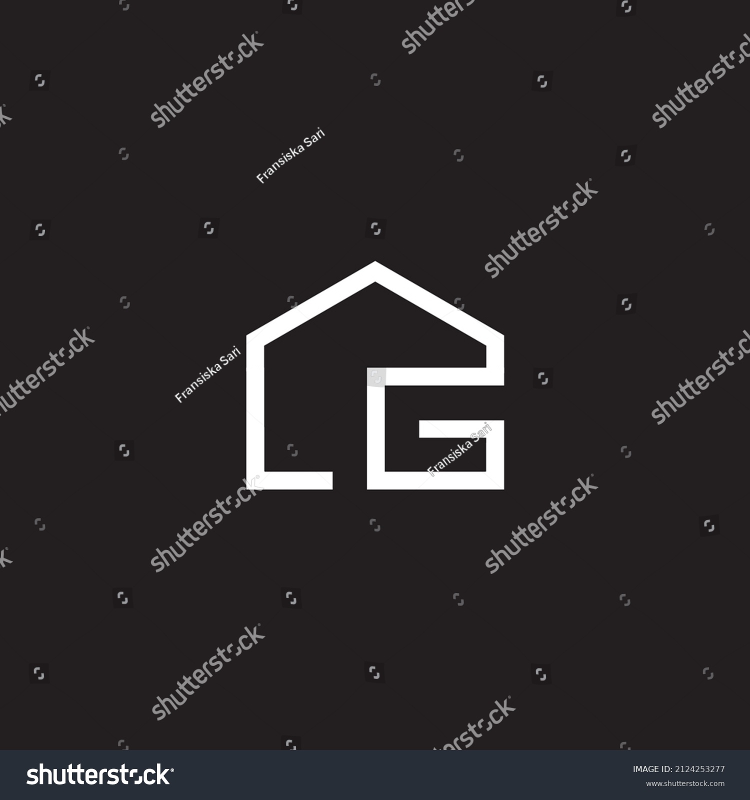 Lg House Logo Design Vector Stock Vector (Royalty Free) 2124253277 ...