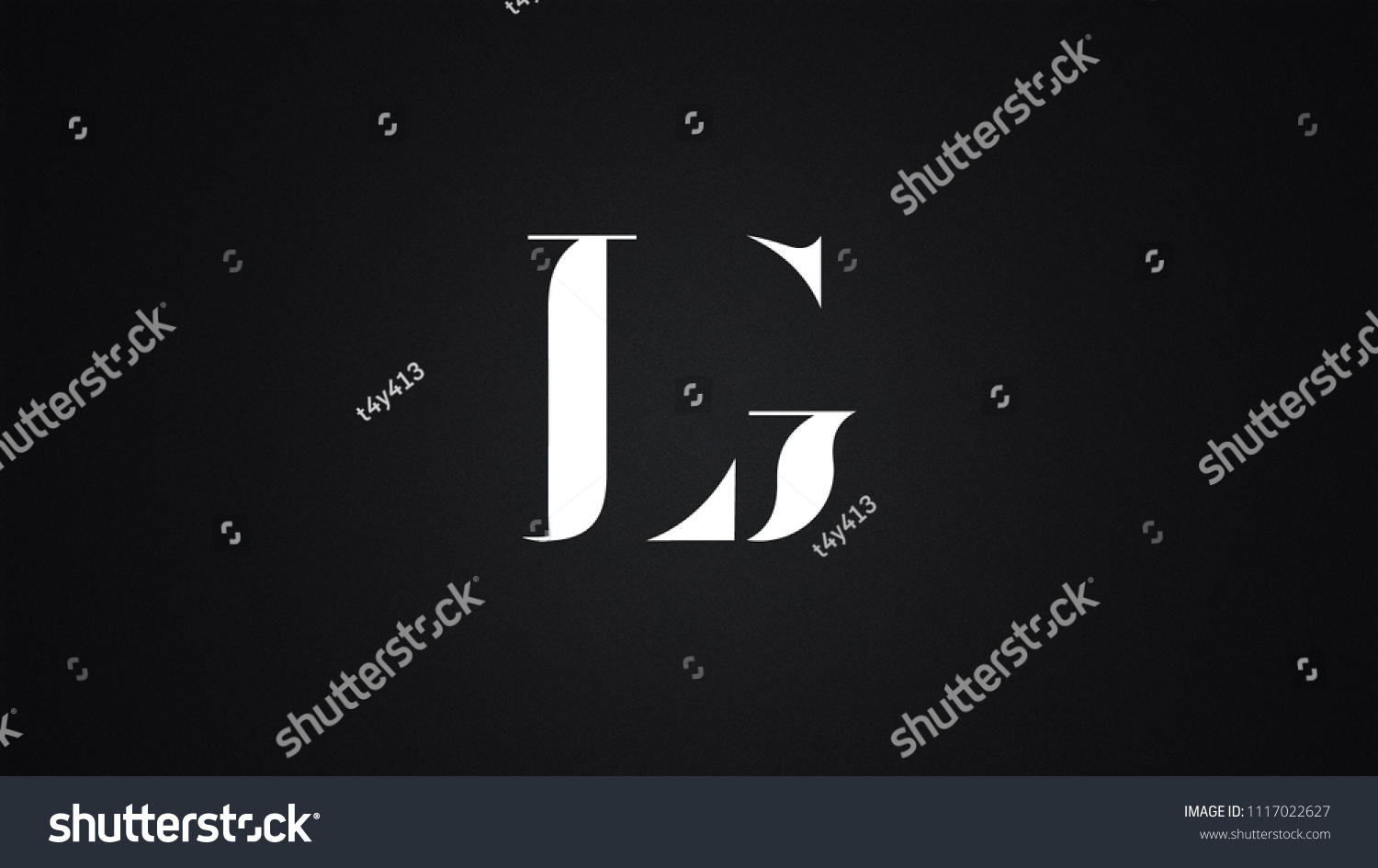 Lg Letter Logo Design Template Vector Stock Vector (Royalty Free ...