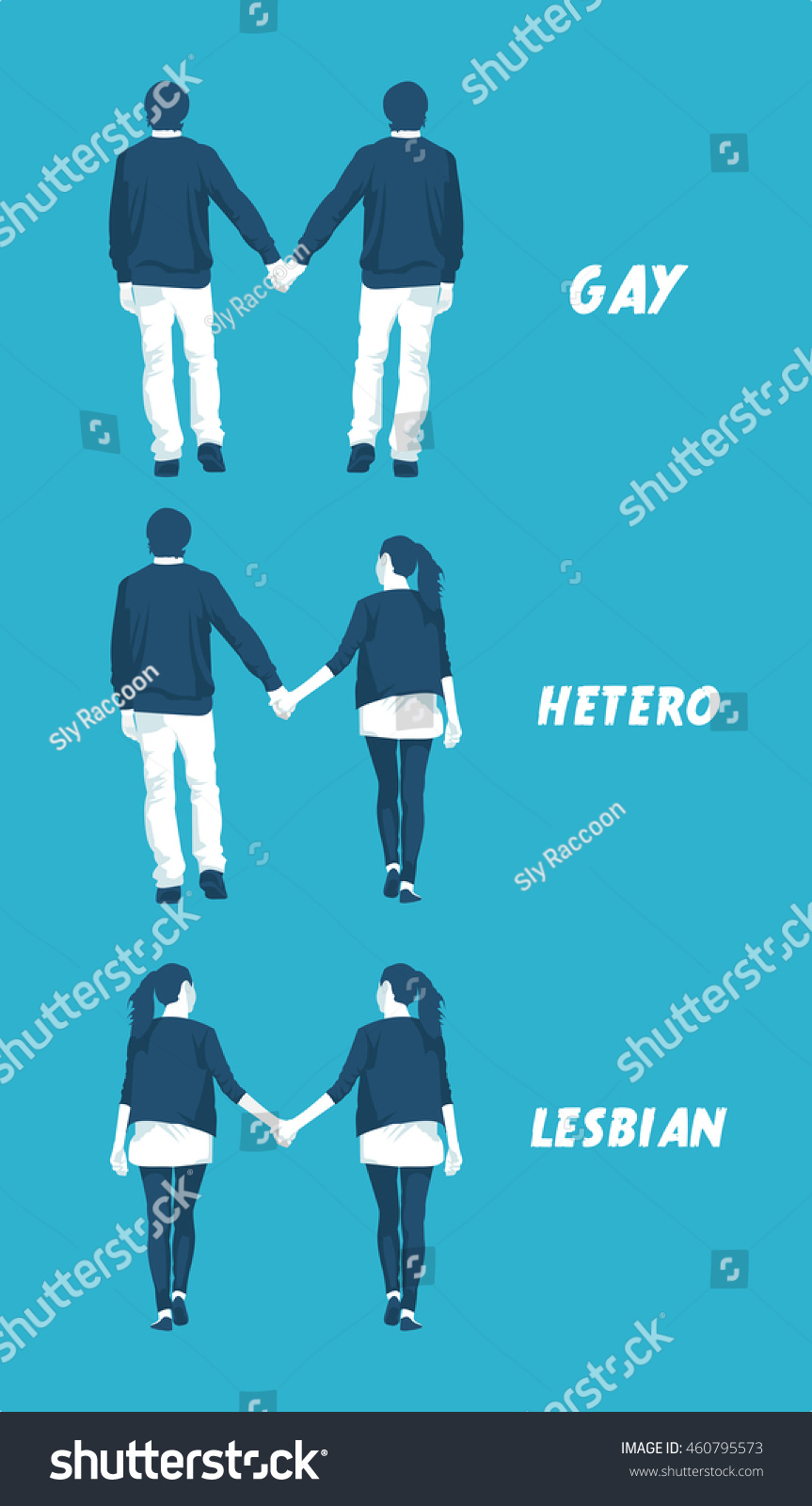Lgbt Community Types Orientations Vector Format Stock Vector (Royalty ...