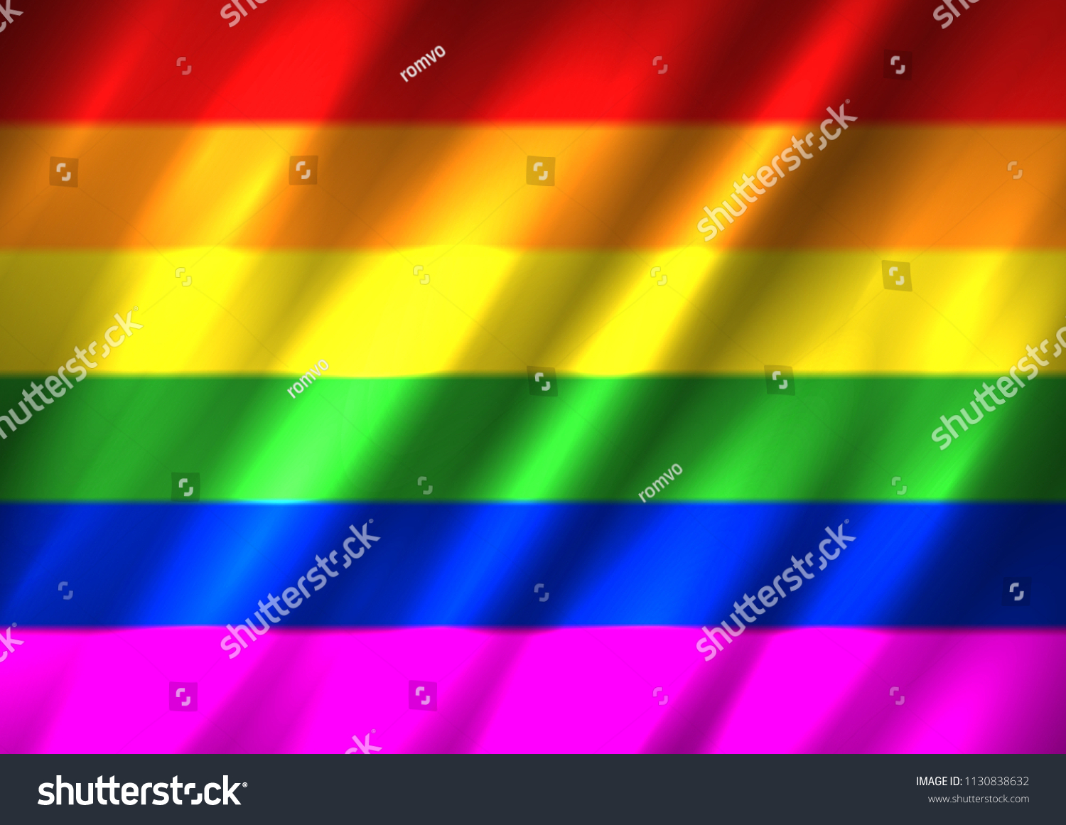 Lgbt Rainbow Flag Background Waving Pride เวกเตอร์สต็อก ปลอดค่า