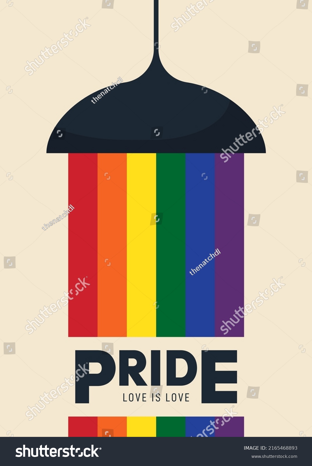 Lgbtq Community Pride Month Poster Design Stock Vector Royalty Free