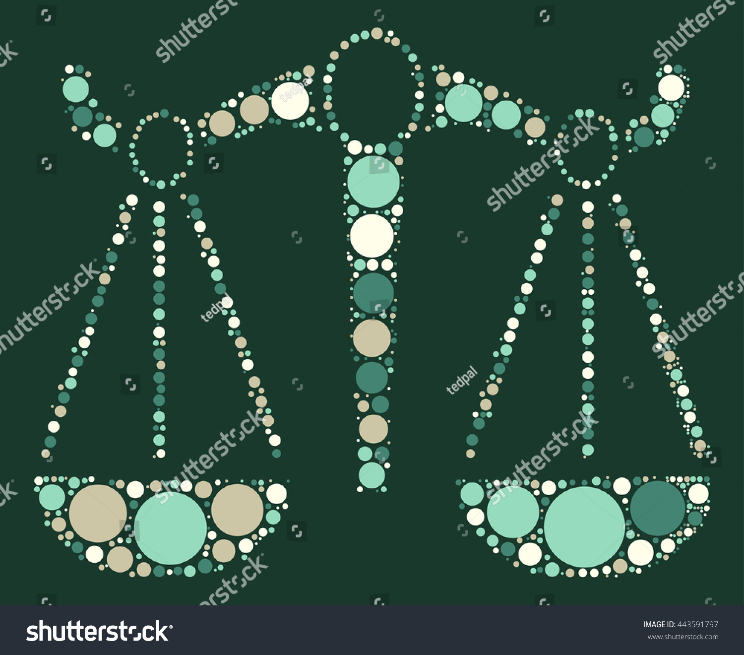 Libras Shape Vector Design By Color Stock Vector (Royalty Free ...