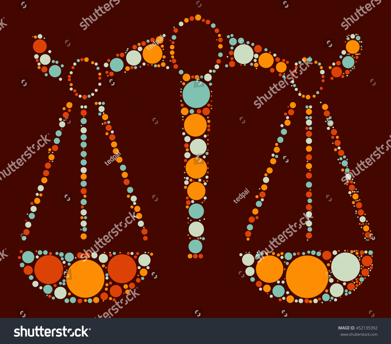 Libras Shape Vector Design By Color Stock Vector (Royalty Free ...