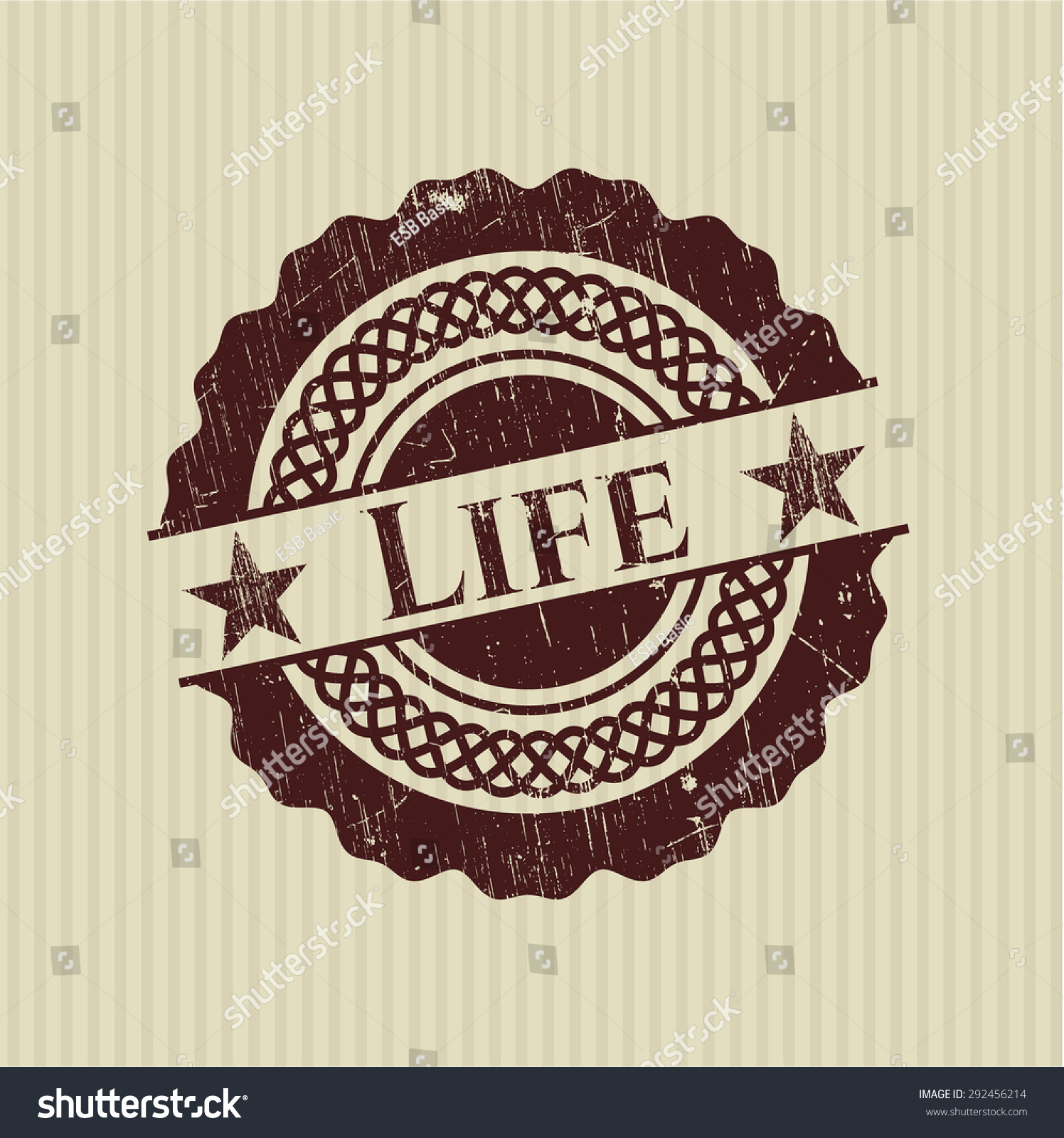 Life Rubber Stamp Stock Vector (Royalty Free) 292456214