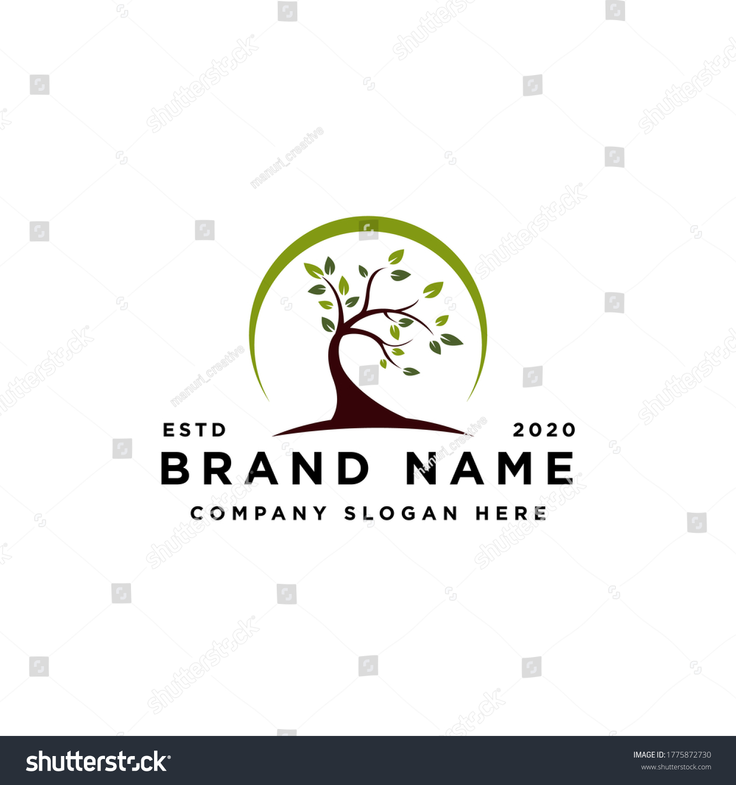 Life Tree Logo Design Vector Inspiration Stock Vector (Royalty Free ...