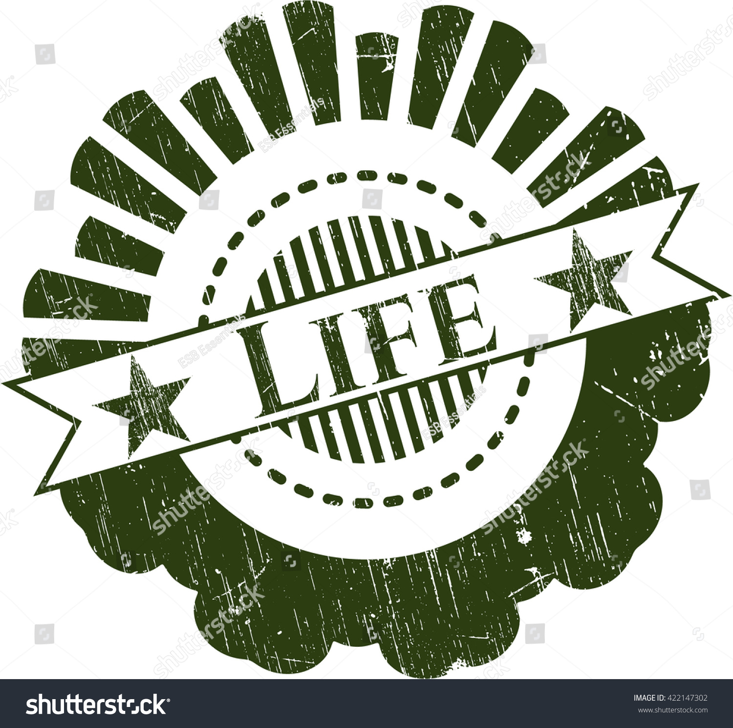 Life Rubber Seal Texture Stock Vector (Royalty Free) 422147302 ...