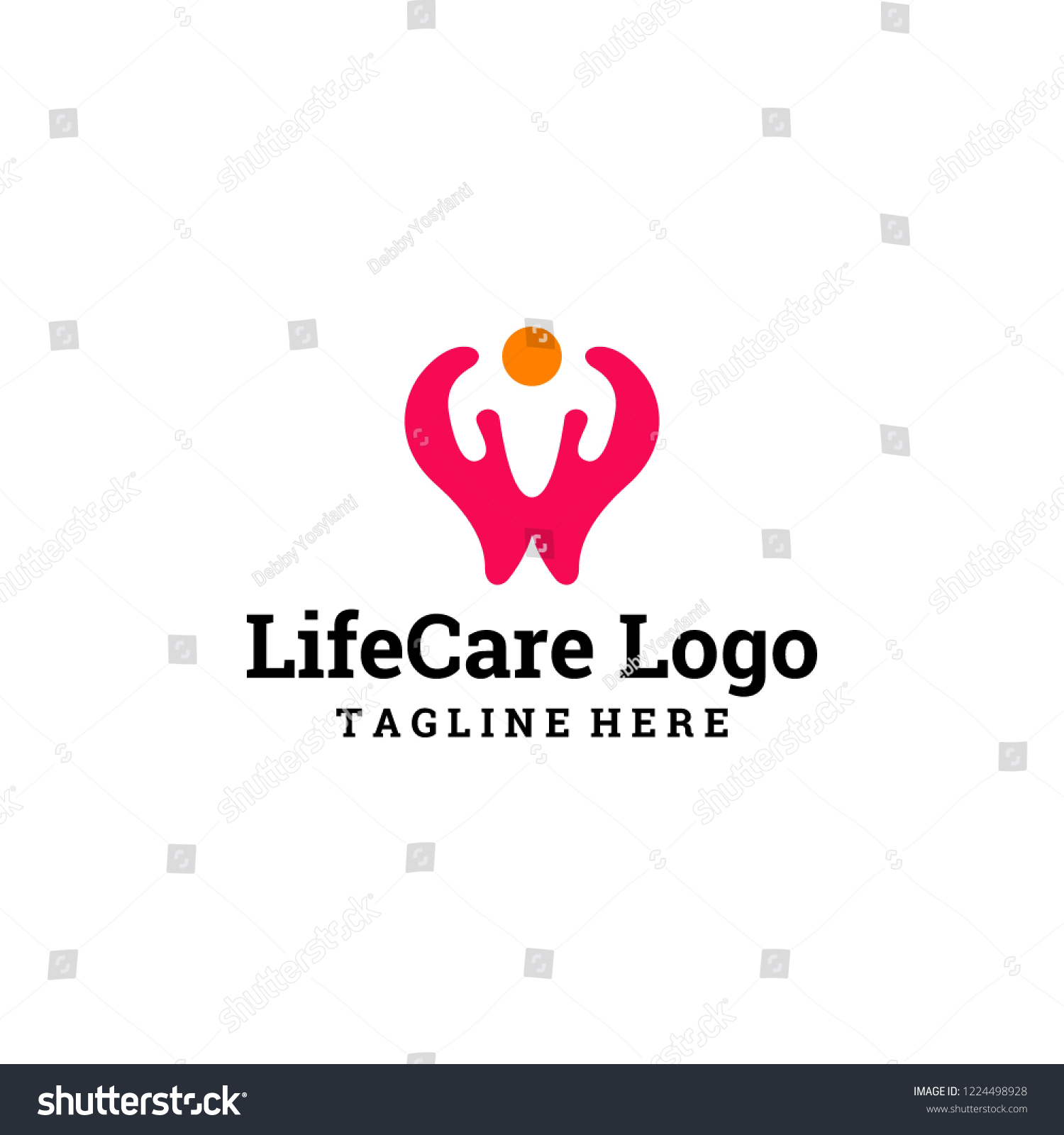 Lifecare Logo Design Stock Vector (Royalty Free) 1224498928 Lifecare Logo Design Stock Vector (Royalty Free) 1224498928