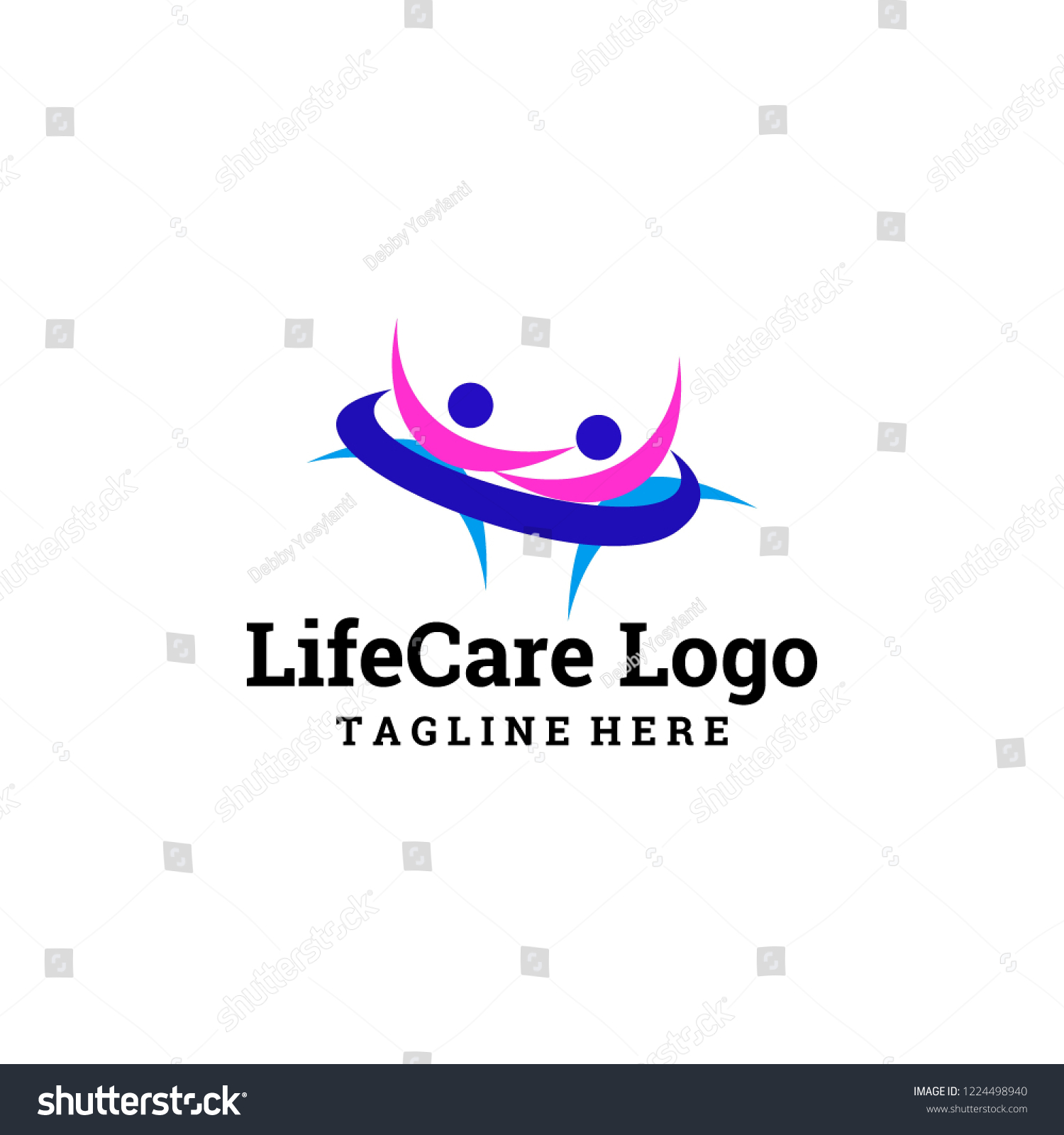 Lifecare Logo Design: เวกเตอร์สต็อก (ปลอดค่าลิขสิทธิ์) 1224498940 ...
