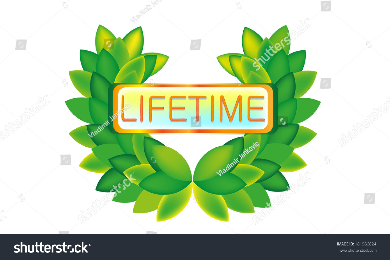 Lifetime Stock Vector (Royalty Free) 181986824 | Shutterstock