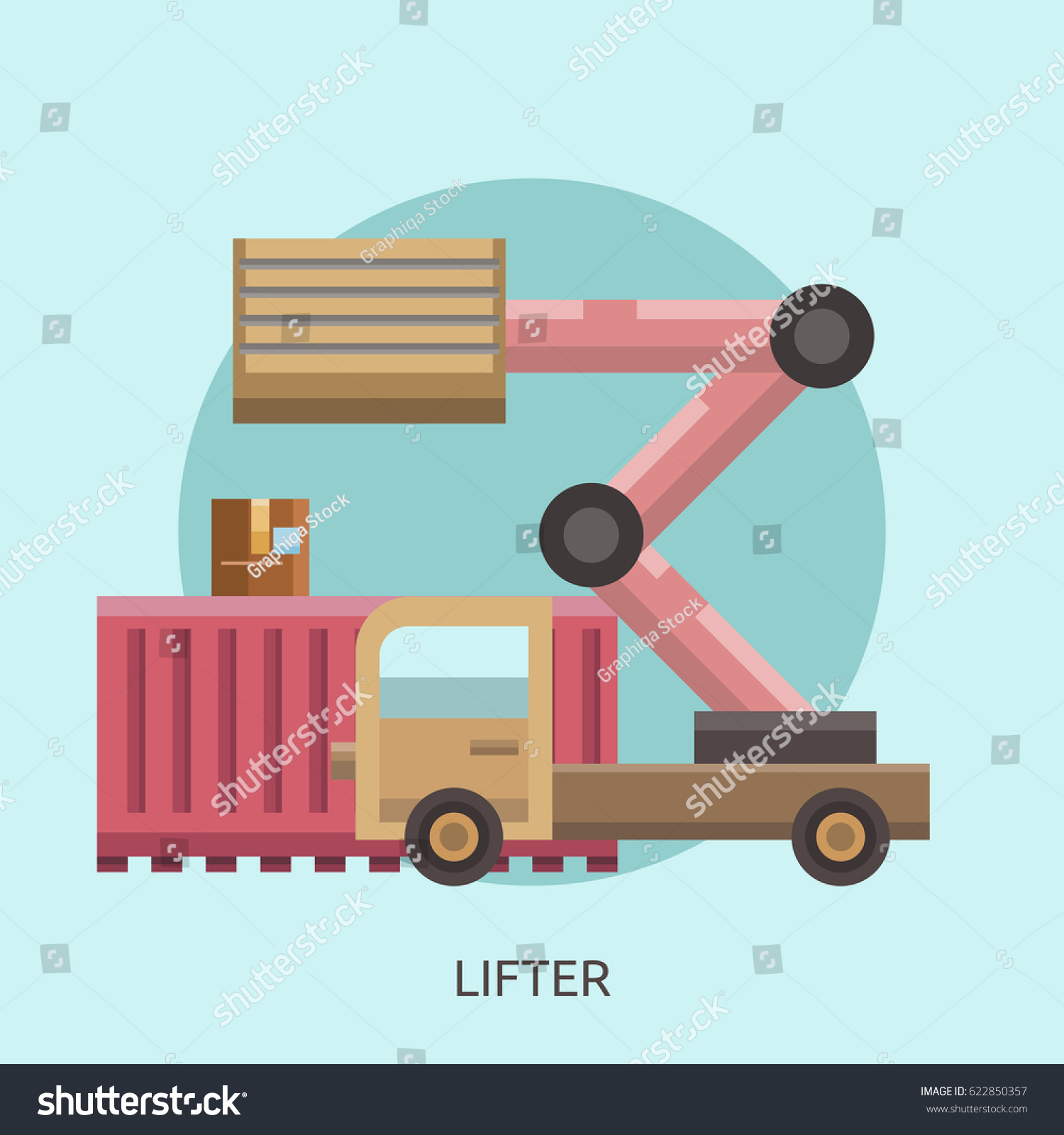 Lifter Conceptual Design Stock Vector (Royalty Free) 622850357 ...