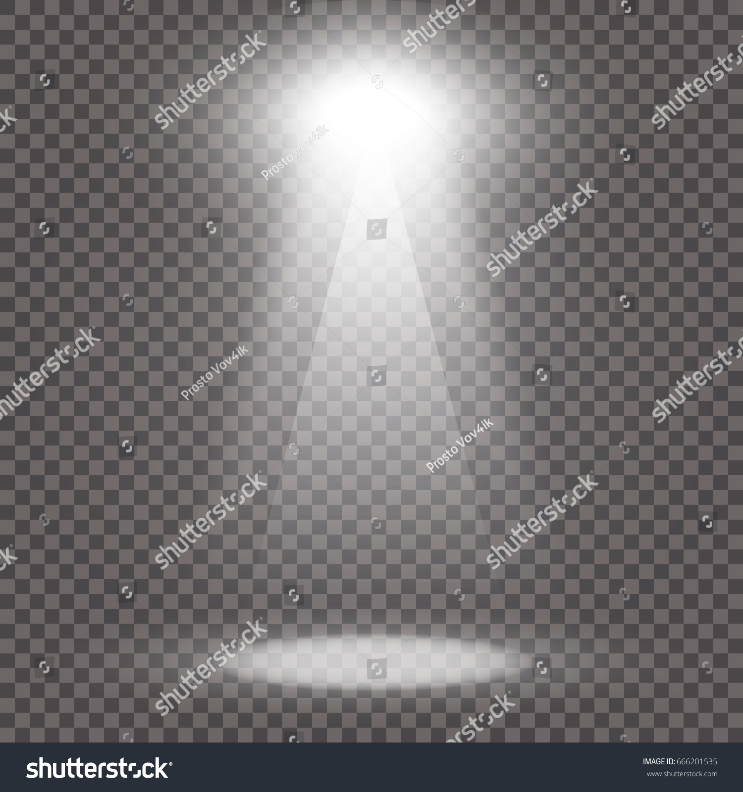 Light Beam Isolated On Transparent Background Stock Vector (Royalty ...