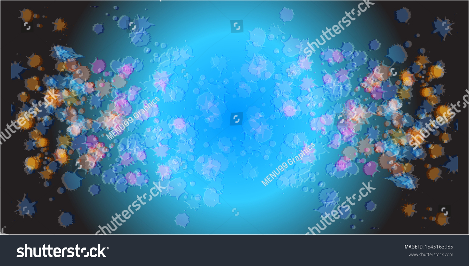 Light Blue Color Science Background Stock Vector (Royalty Free ...