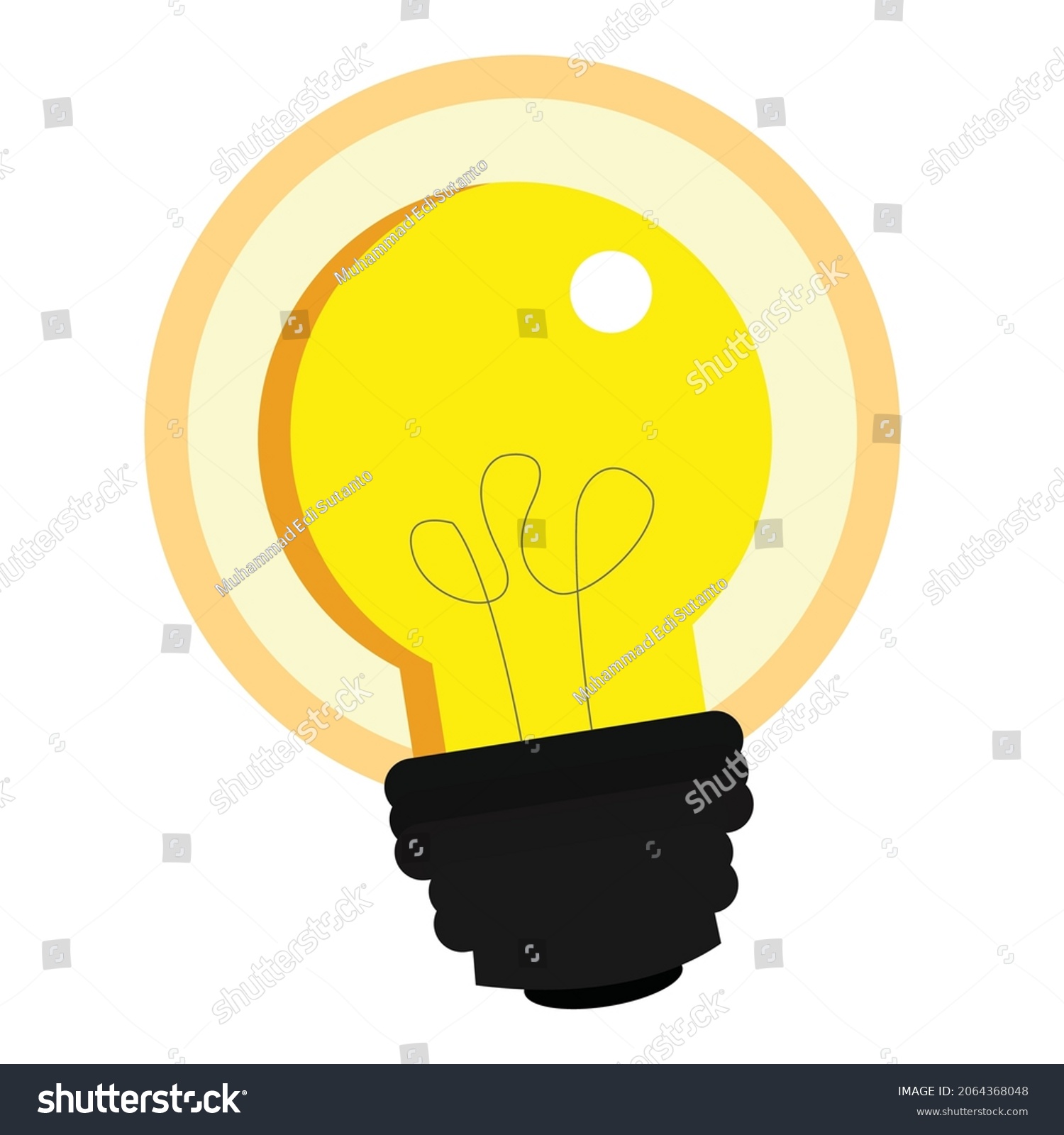 Light Bulb Vector Cartoon Illustration Idea Stock Vector (Royalty Free ...