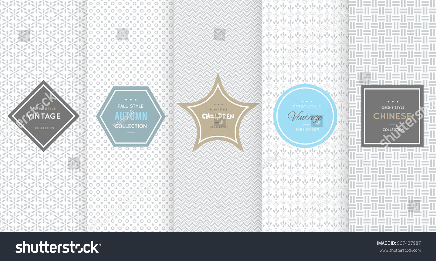 Light Grey Seamless Pattern Background Vector Stock Vector (Royalty ...