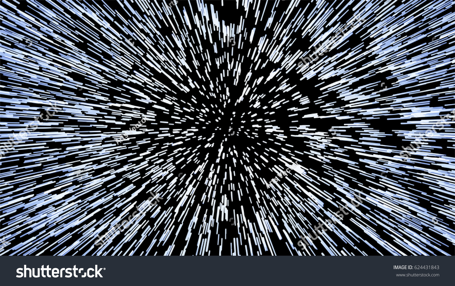 Light Warp Speed Stock Vector (Royalty Free) 624431843 | Shutterstock