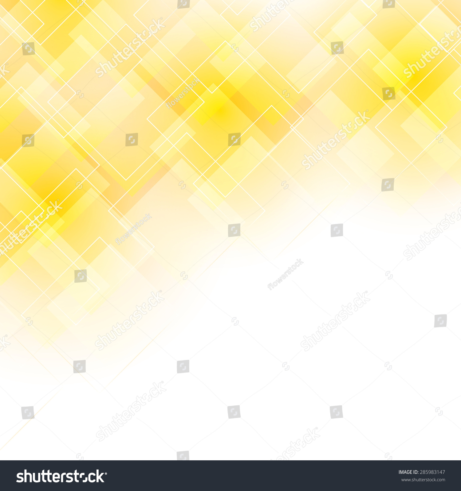 Light Yellow Background Transparent Shapes Stock Vector (Royalty Free ...