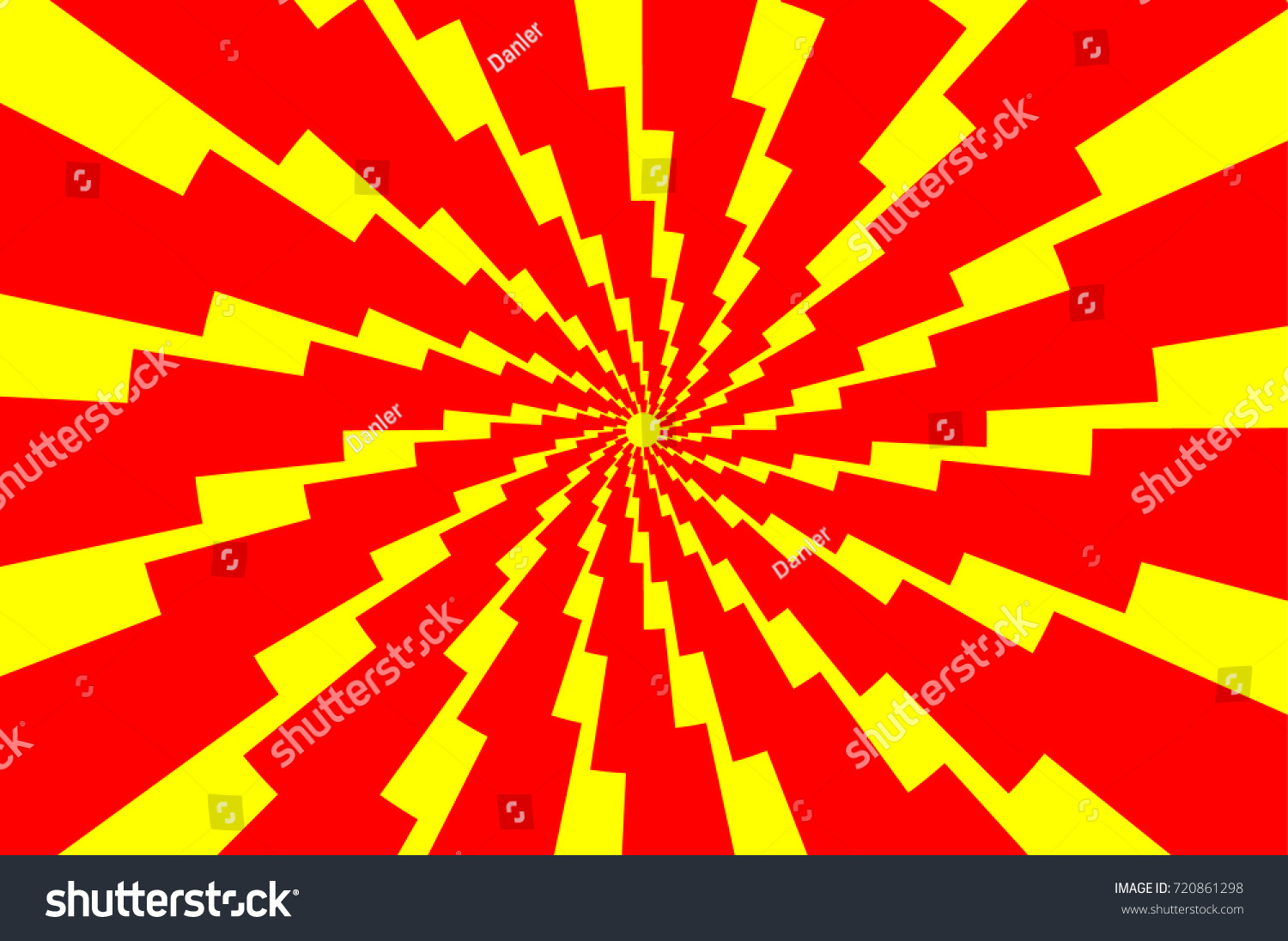 Lightning Bolt Abstract Geometric Vector Pattern Stock Vector 720861298 ...