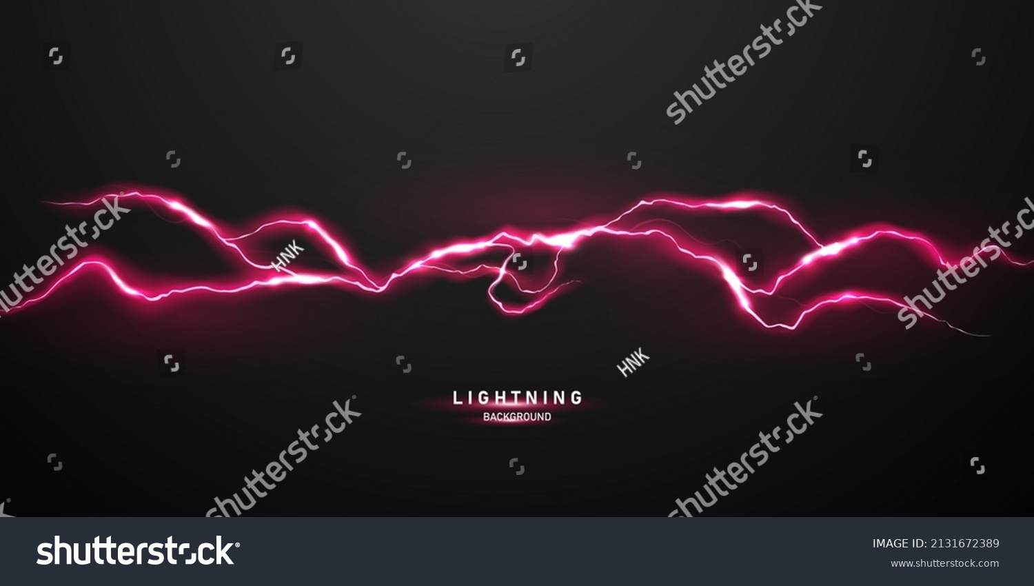 Lightning Light Effect Background Realistic Flash Stock Vector (Royalty ...