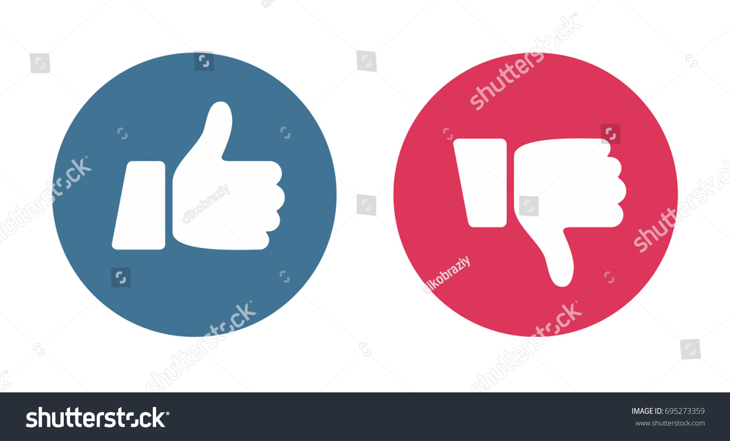 Like Dislike Icons Illustration Vector Stock Vector (Royalty Free ... Like Dislike Icons Illustration Vector Stock Vector (Royalty Free ...