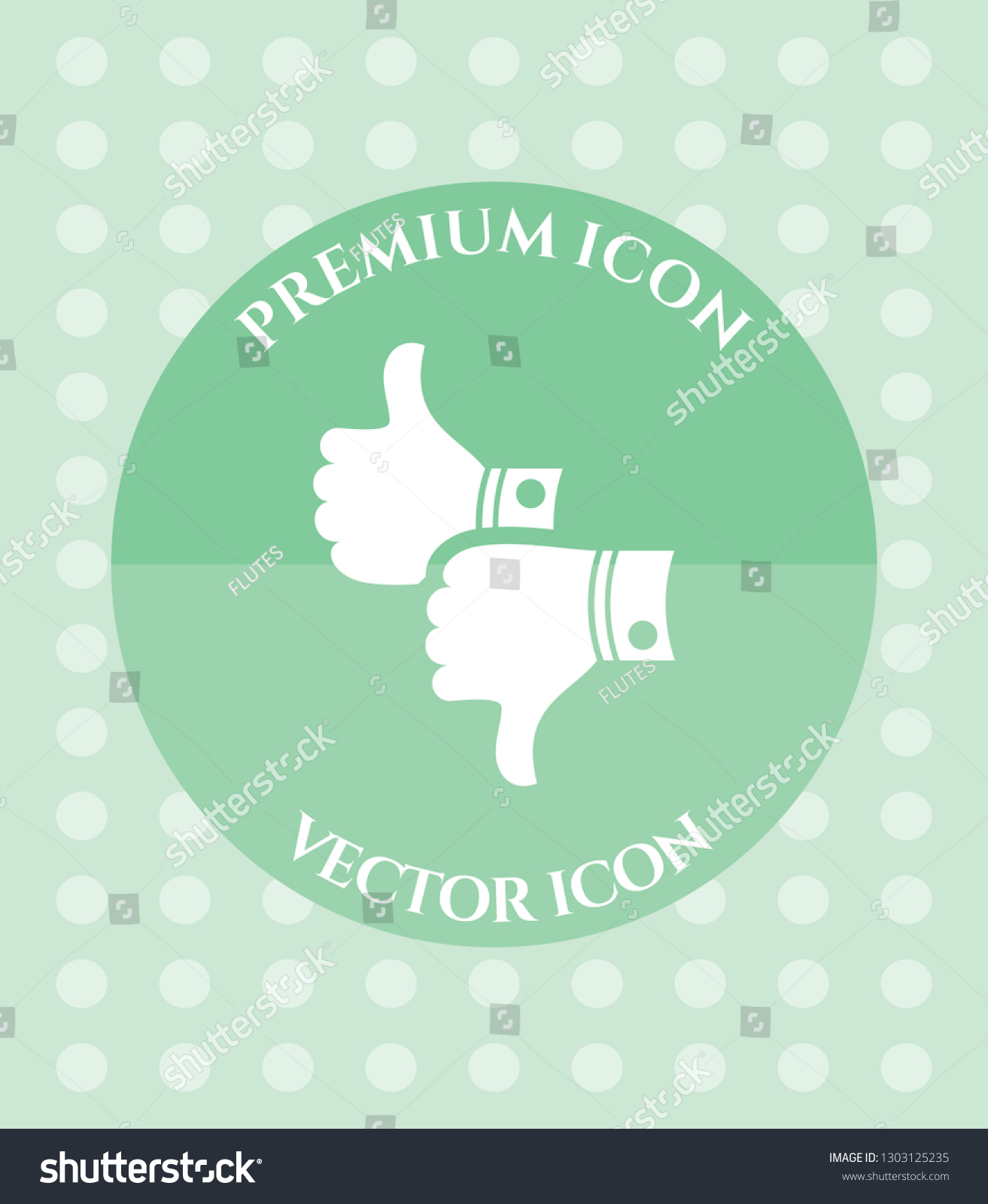 Like Dislike Icon Web Application Software Stock Vector (Royalty Free ...