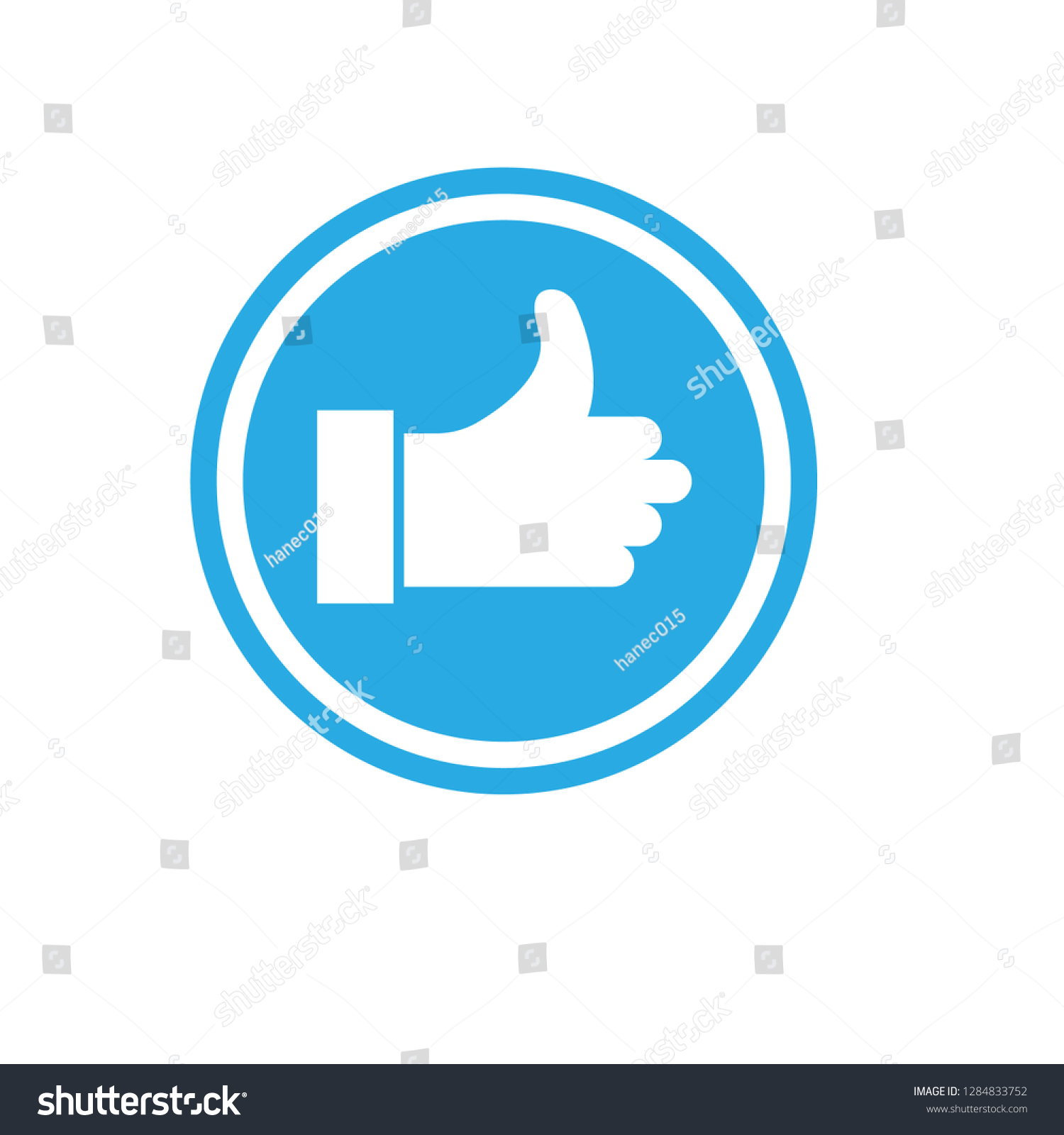 Like Icon Emblem Stock Vector (Royalty Free) 1284833752 | Shutterstock