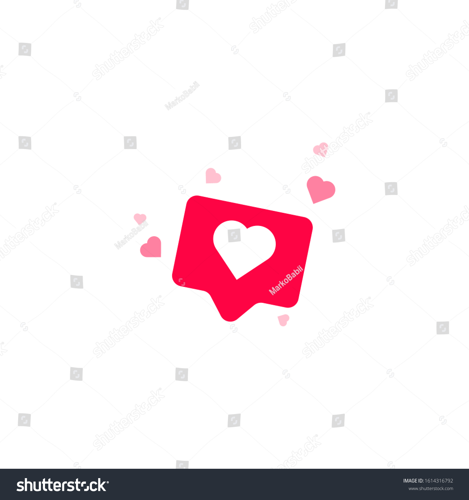 Like Icons Vector Illustration Flat Design Stock Vector (Royalty Free ...