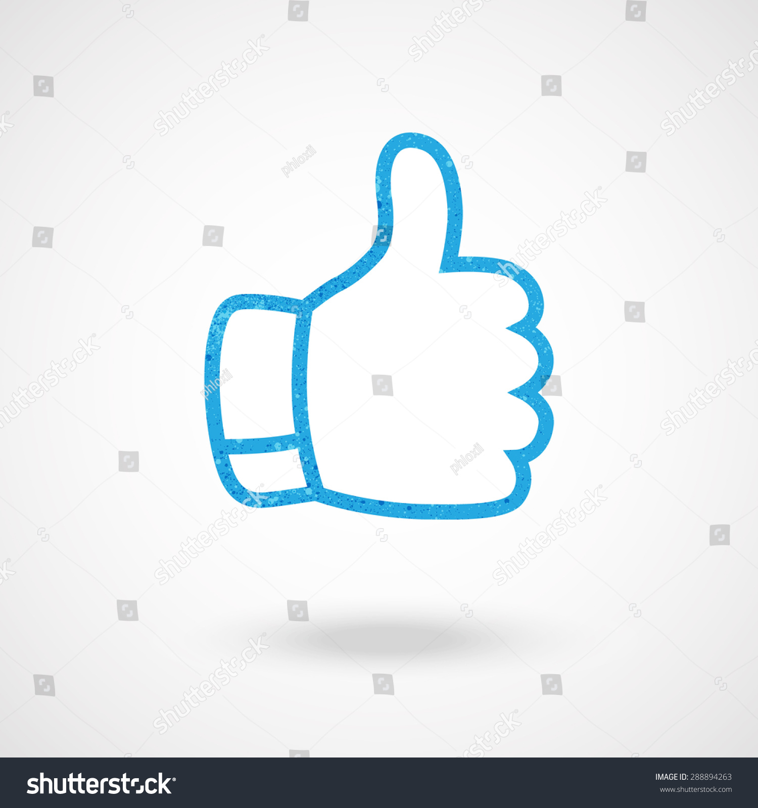 Like Symbol Texture Vector Illustration Stock Vector (Royalty Free ...
