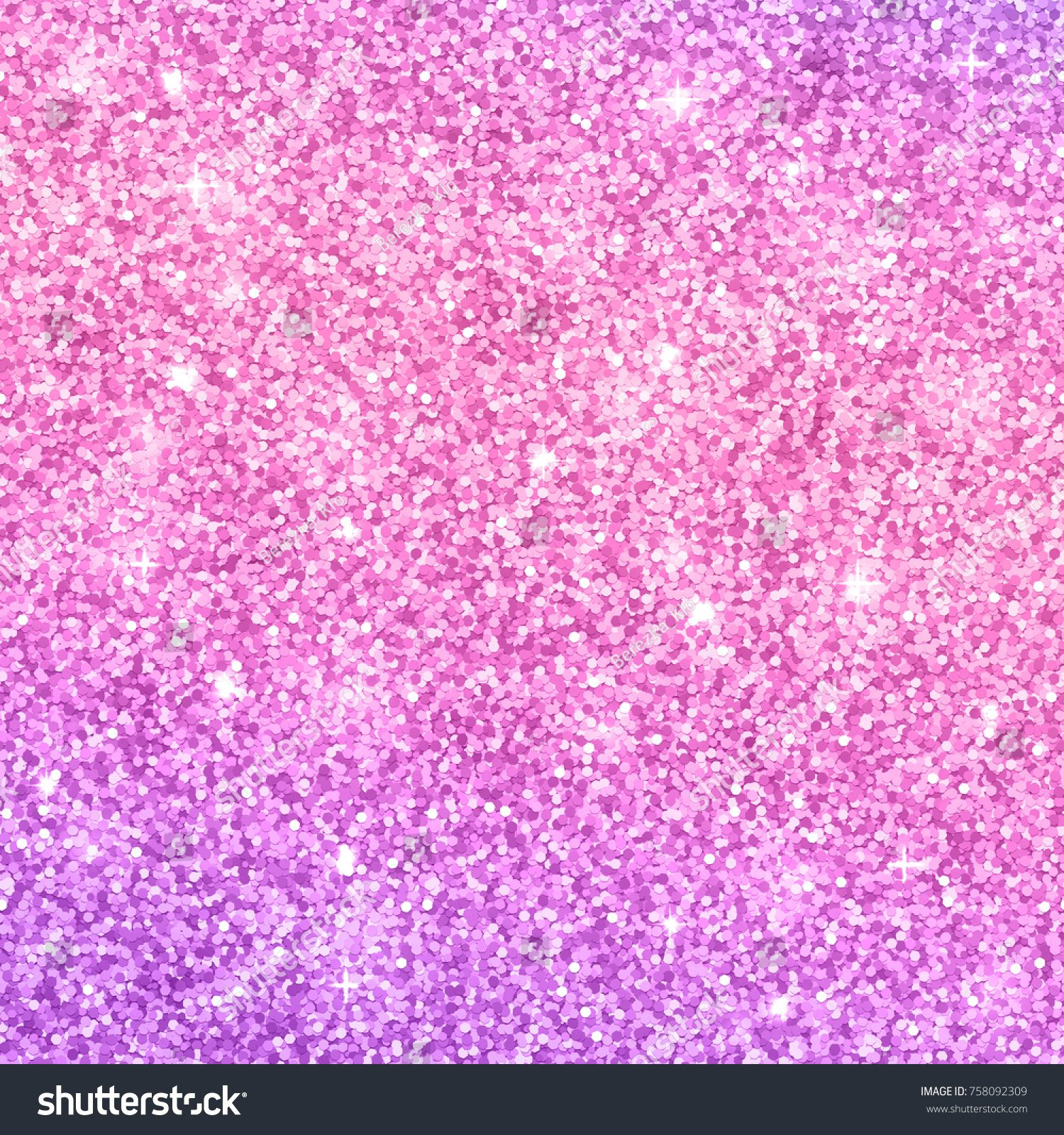 Lilac Pink Gradient Glitter Background Vector: เวกเตอร์สต็อก (ปลอดค่า ...