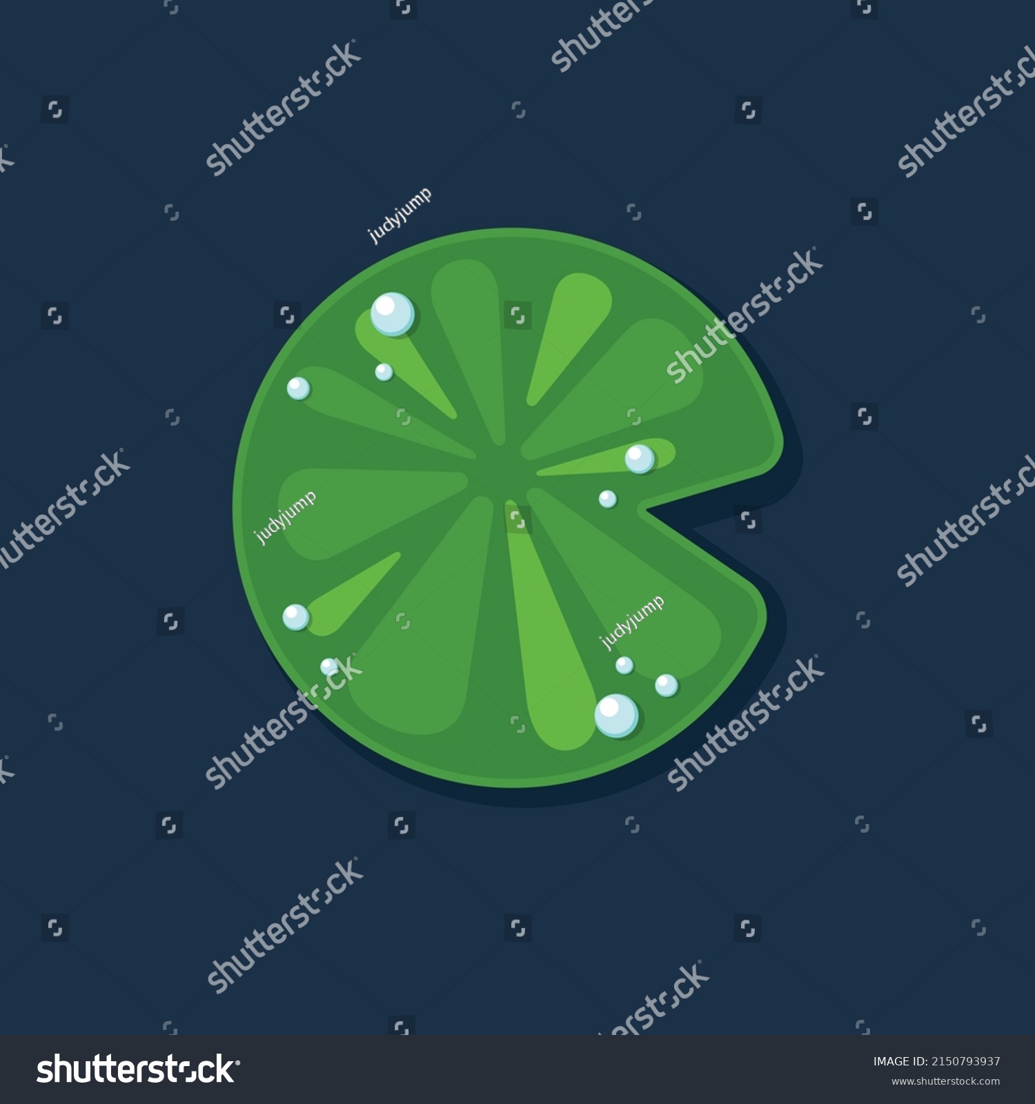 Lily Pad Vector Lily Pad Logo Stock Vector (Royalty Free) 2150793937 ...