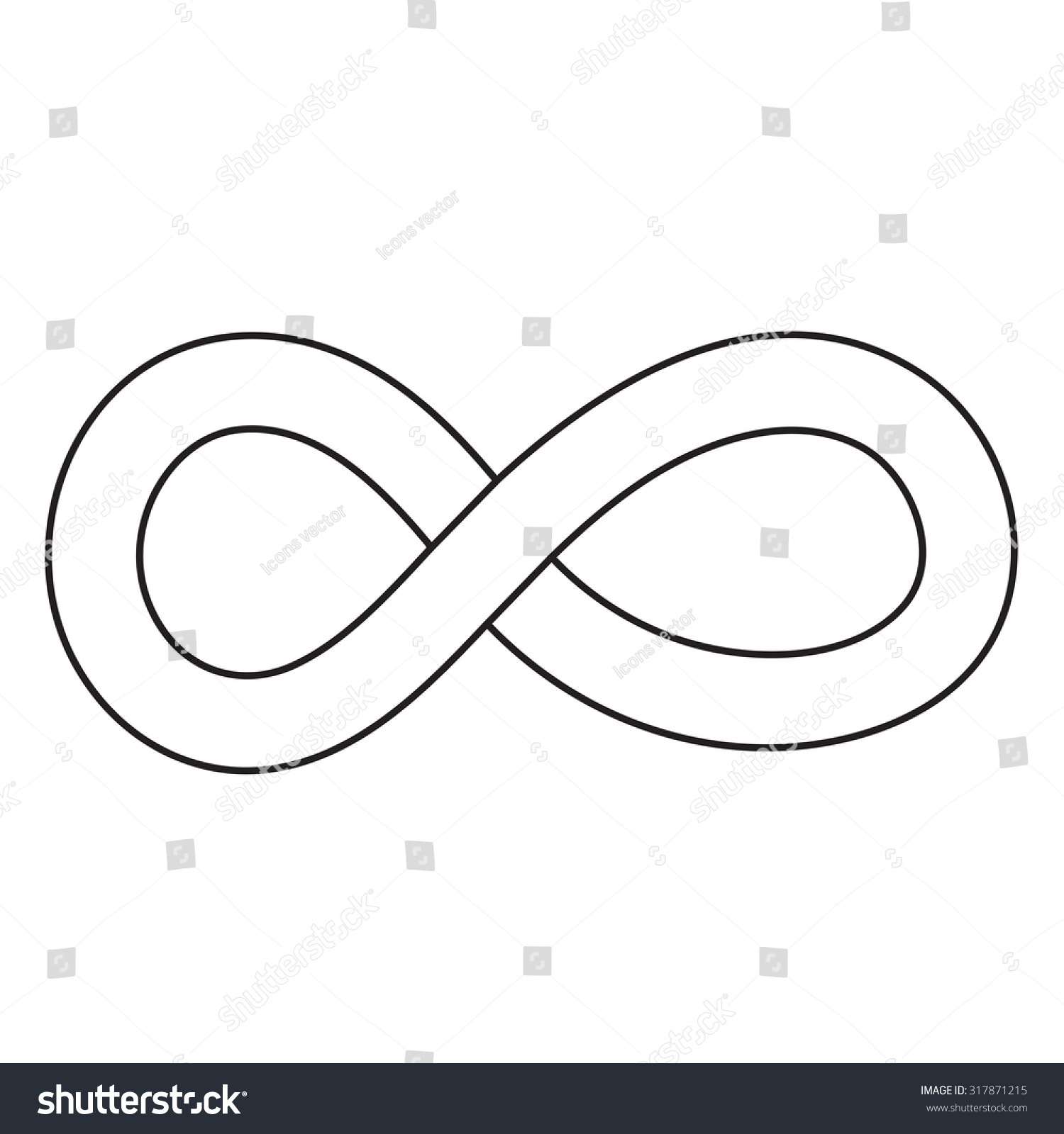 Limitless Symbol Icon Stock Vector (Royalty Free) 317871215 | Shutterstock