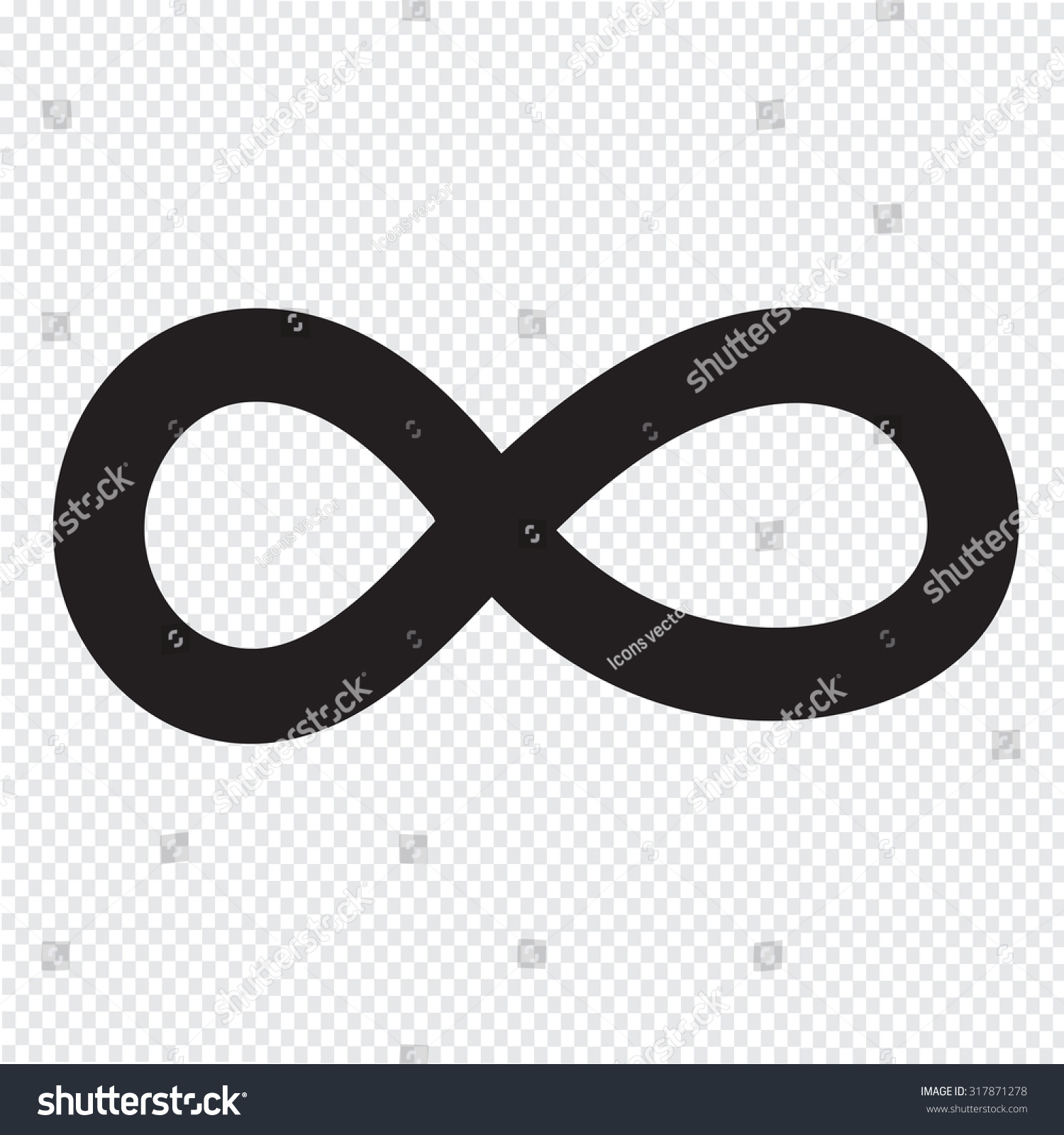 Limitless Symbol Icon Stock Vector (Royalty Free) 317871278