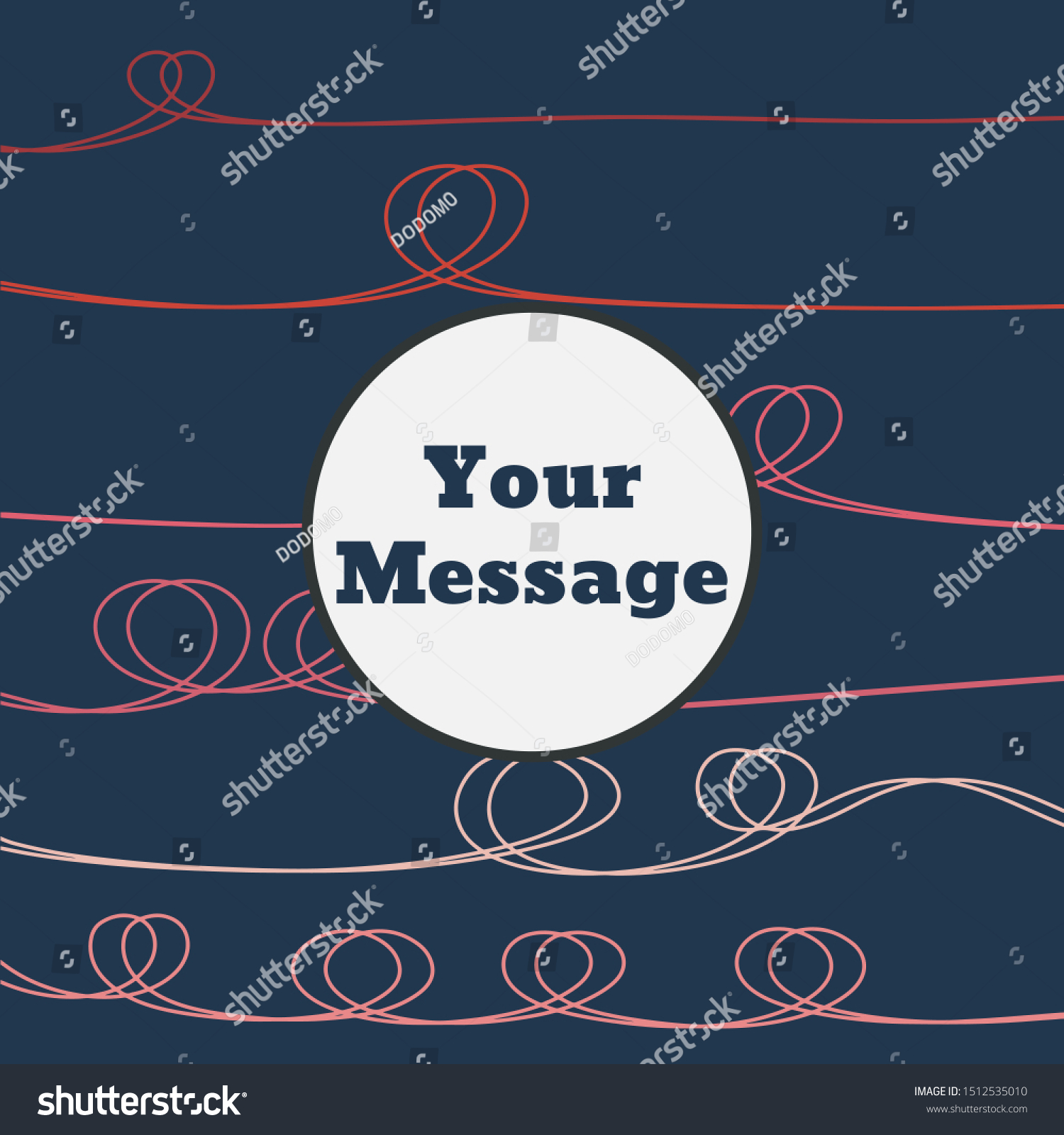 Line Drawing Banner Background Vector Illustration Stock Vector ...