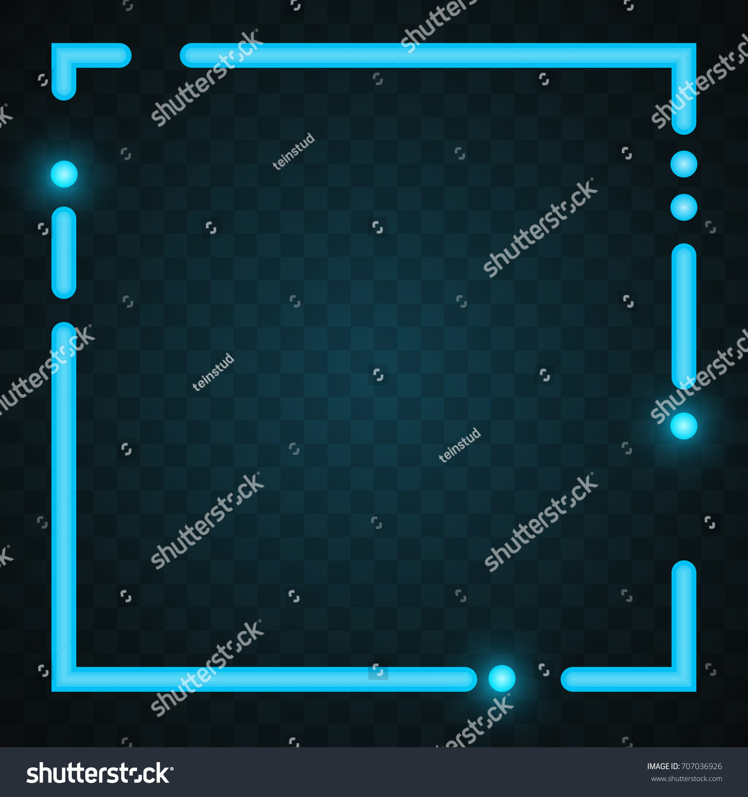 Line Frame Design Stock Vector (Royalty Free) 707036926
