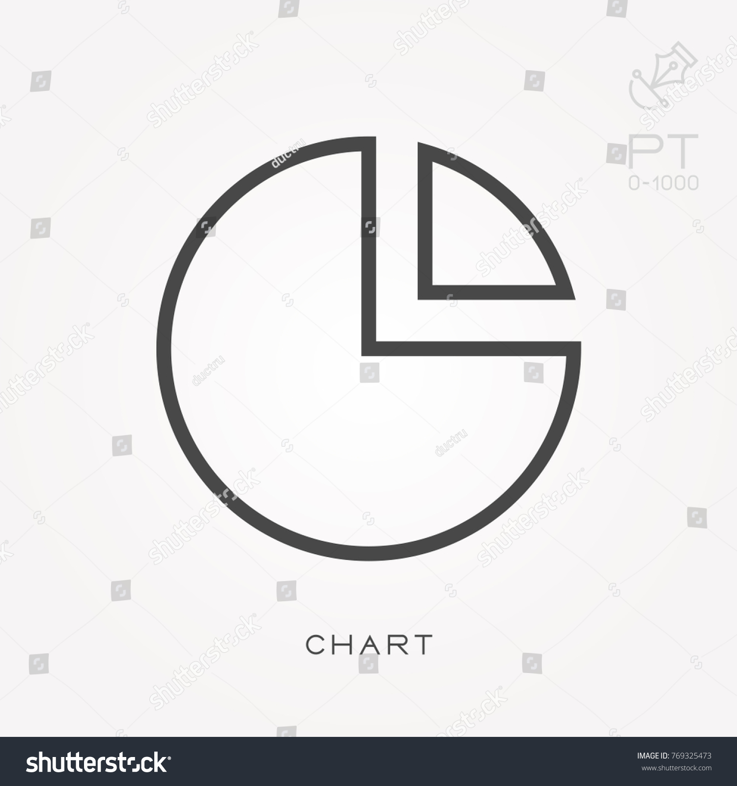 Line Icon Chart Stock Vector (Royalty Free) 769325473 | Shutterstock