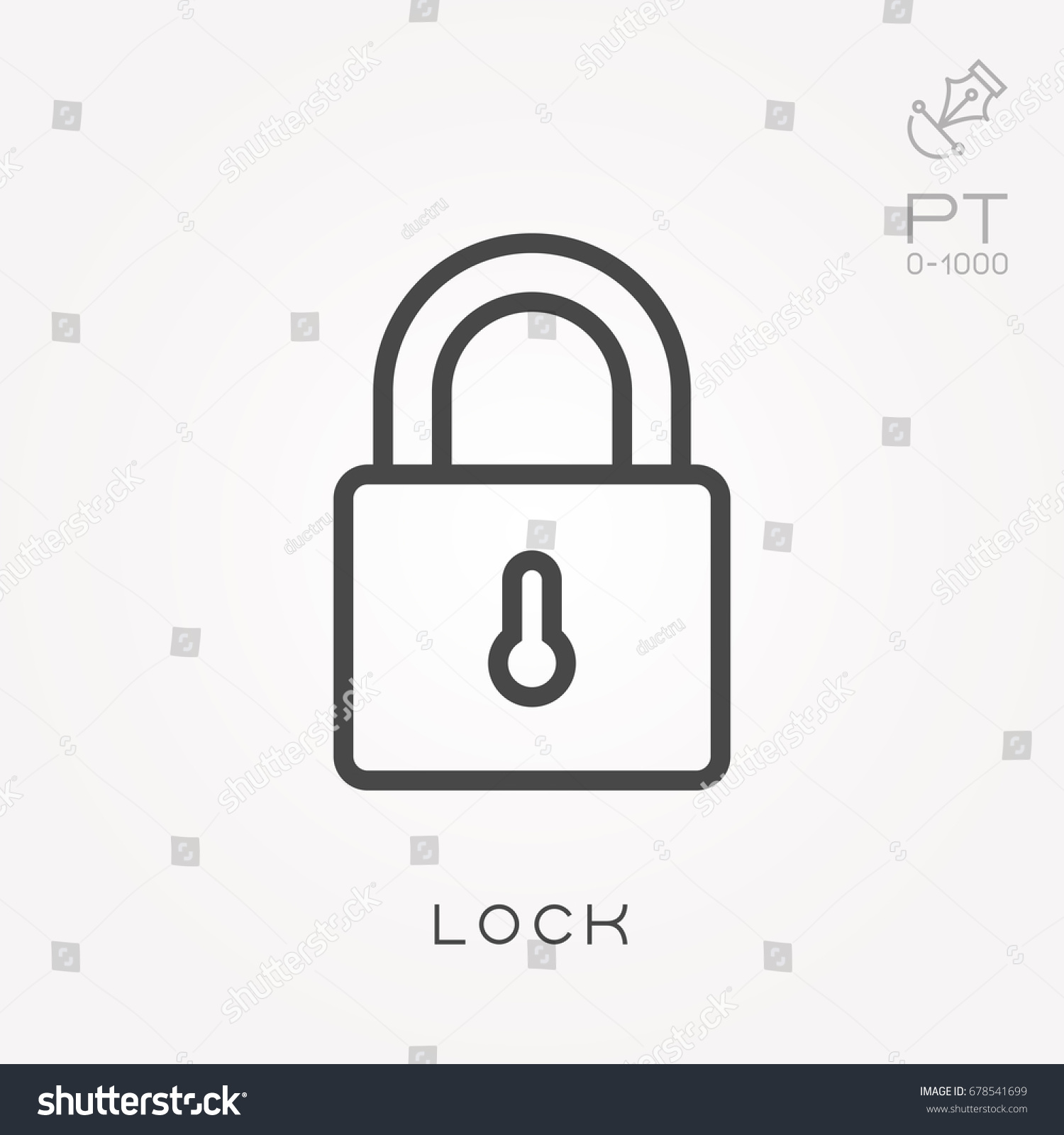 40.639 imagens de Lock line art Imagens, fotos stock e vetores ...