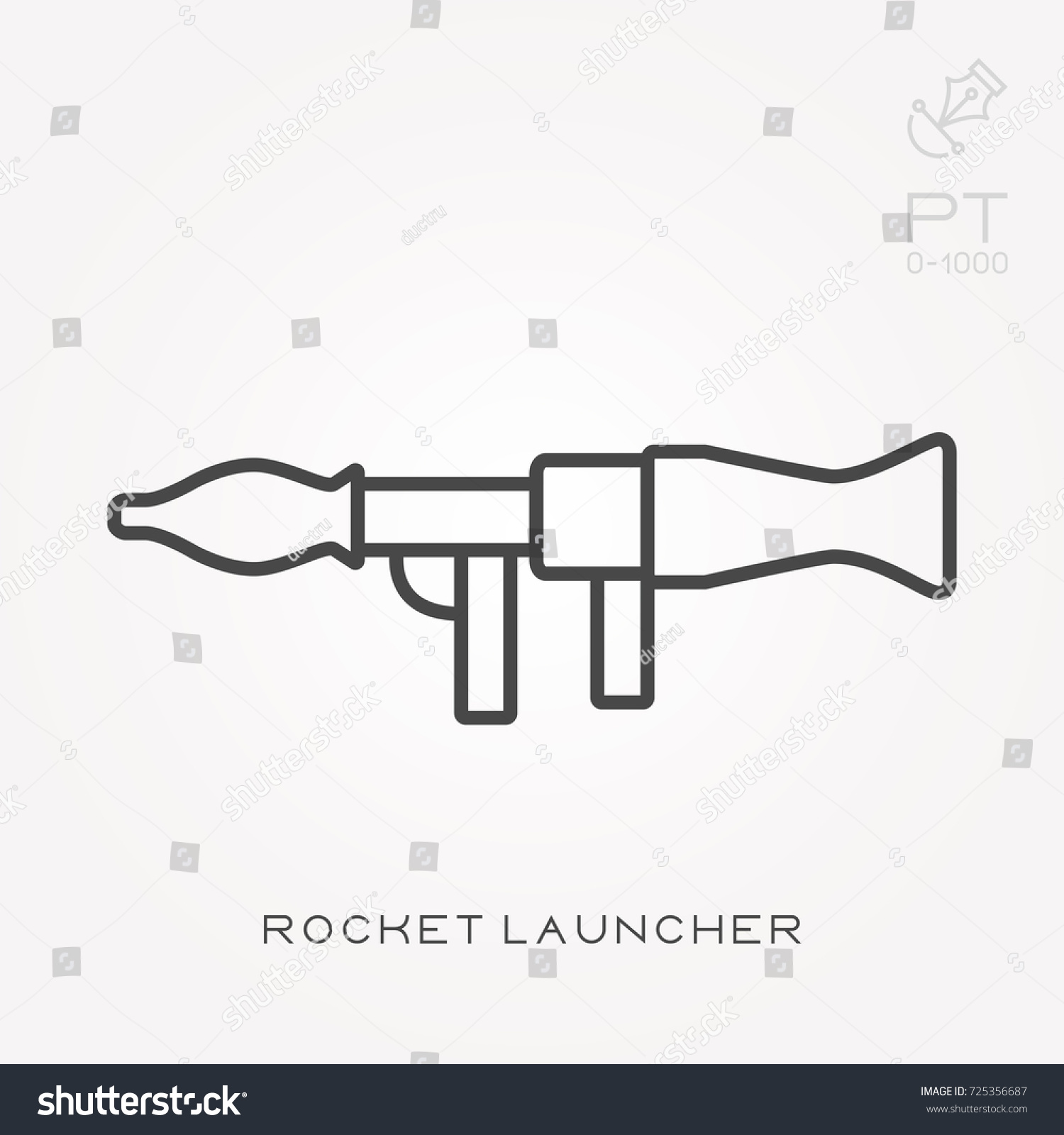 4,599 Rocket launcher icon Stock Vectors, Images & Vector Art ...