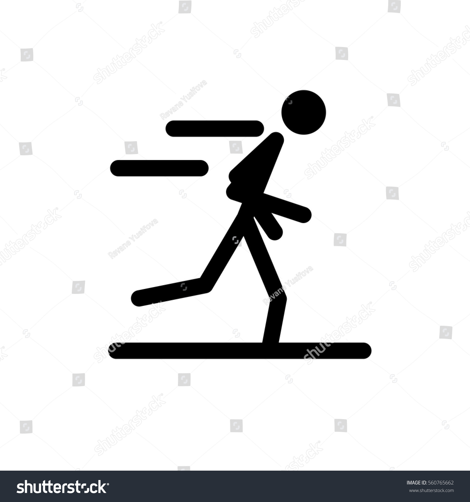 Line Man Icon Stock Vector (Royalty Free) 560765662
