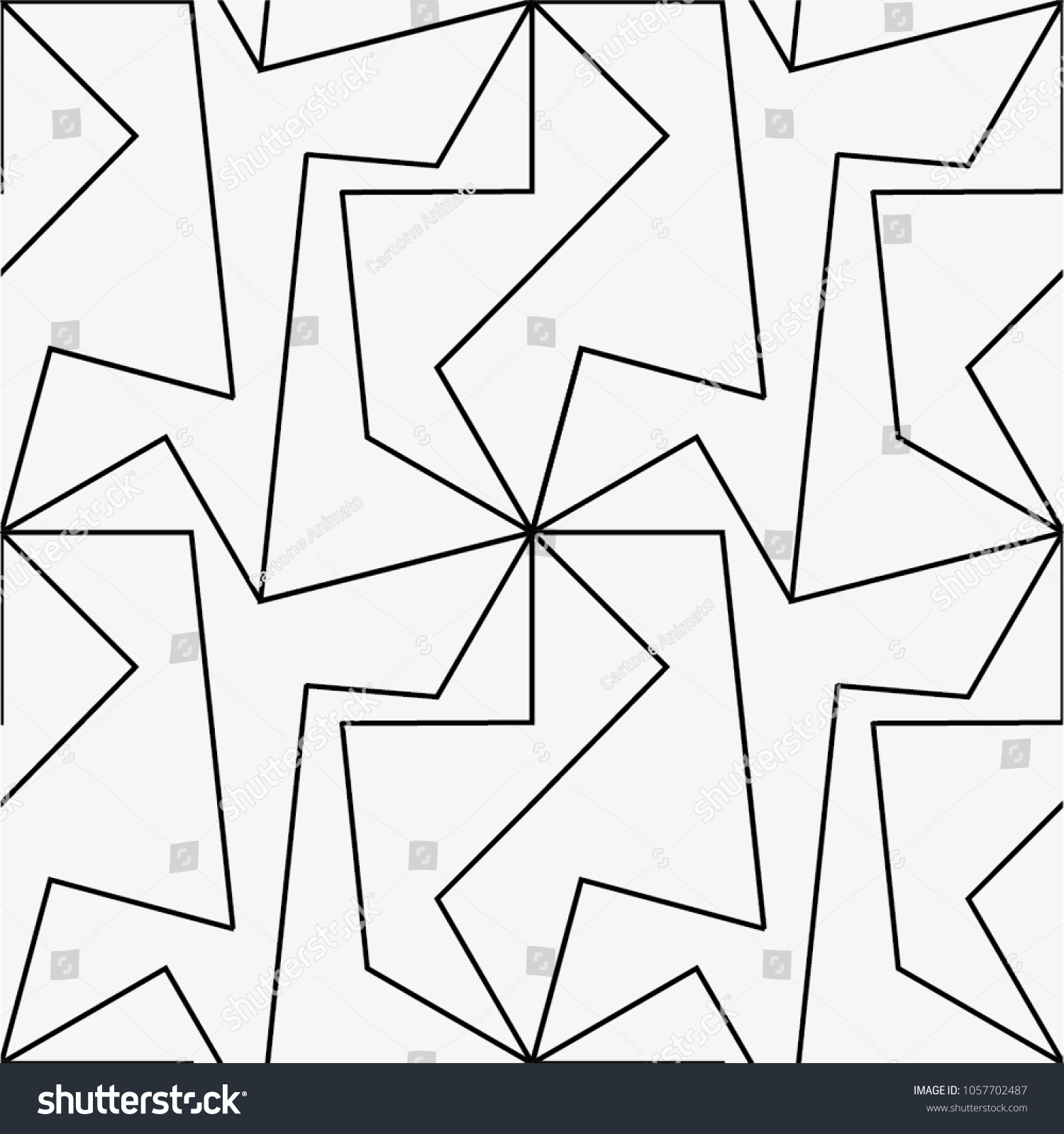Line Pattern Mesh Zigzag Broken Line Stock Vector (Royalty Free) 1057702487
