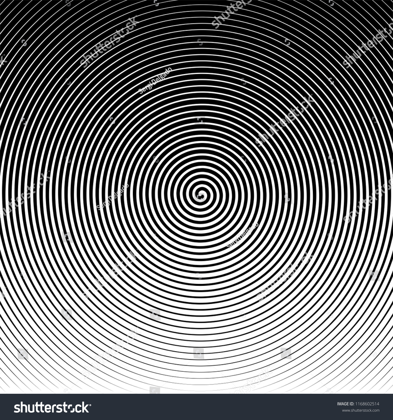 Line Spiral Gradient Optical Art Texture Stock Vector (Royalty Free ...