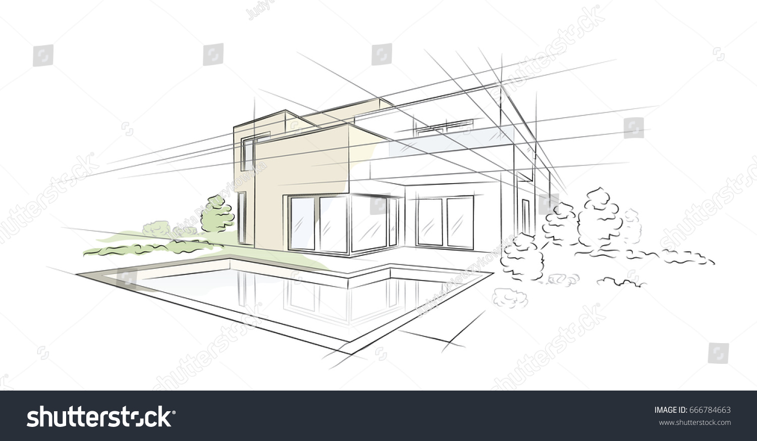 80,828 Linear architectural sketch Images, Stock Photos & Vectors ...