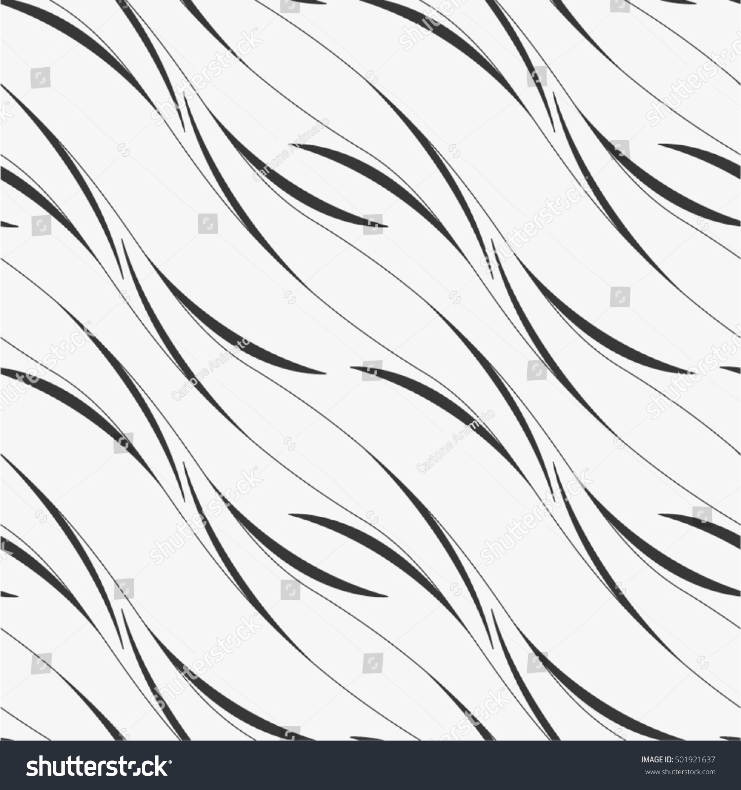Linear Pattern Grid Leaves Nature Curve Stock Vector (Royalty Free ...