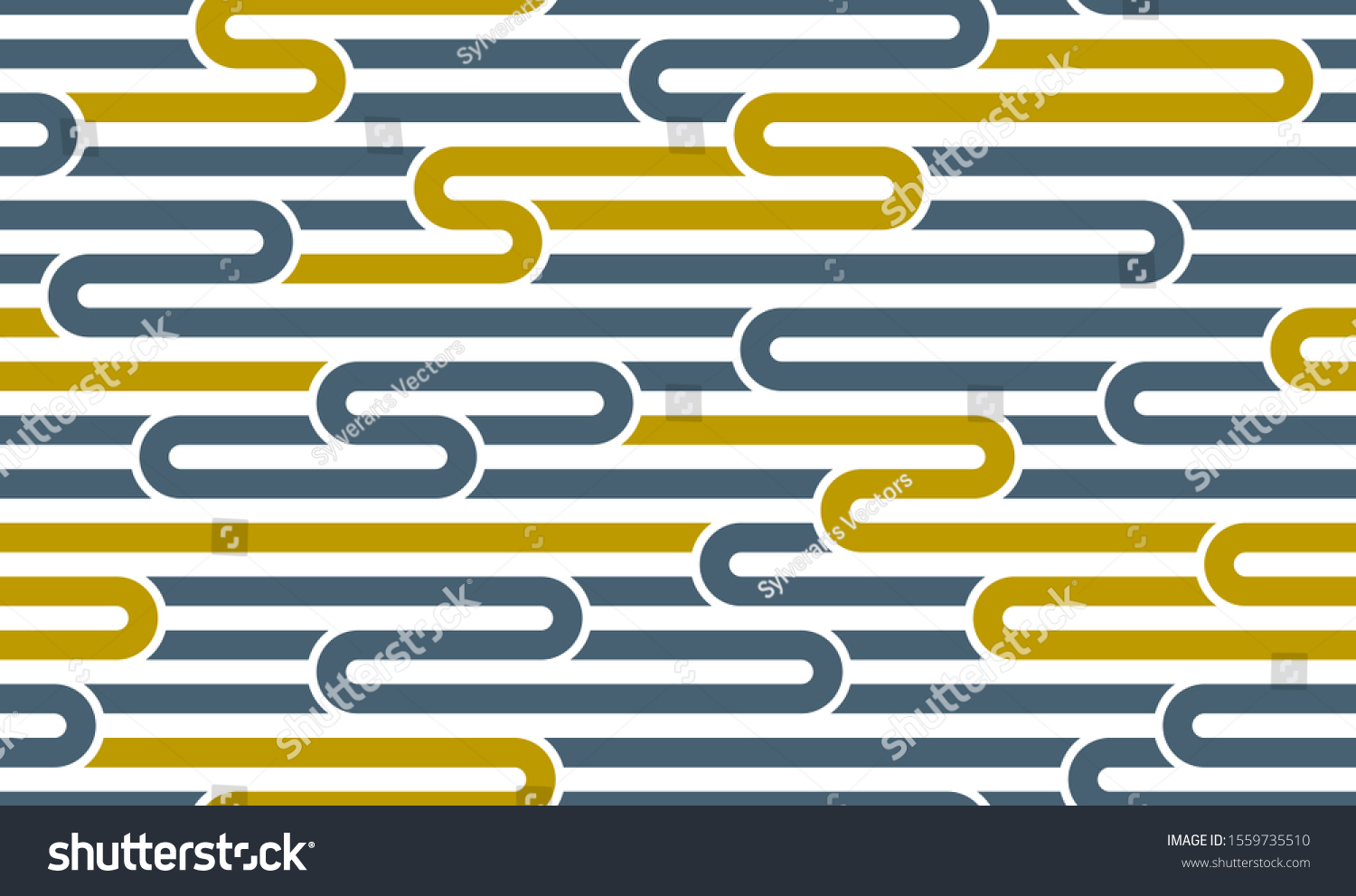 Linear Seamless Background Twisted Lines Vector Stock Vector (Royalty ...