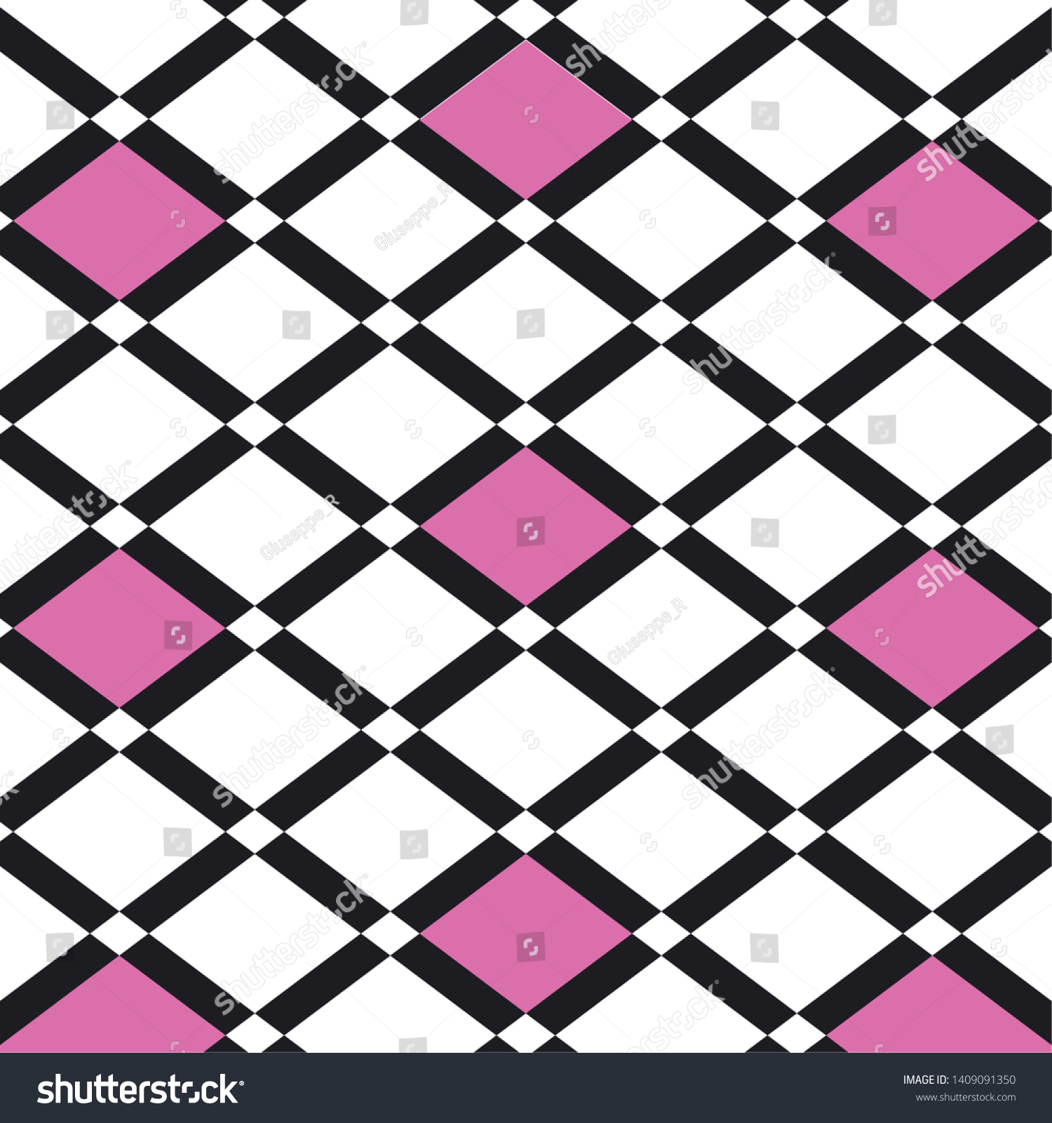 Lines Rombus Pattern Background Vector Illustration Stock Vector ...