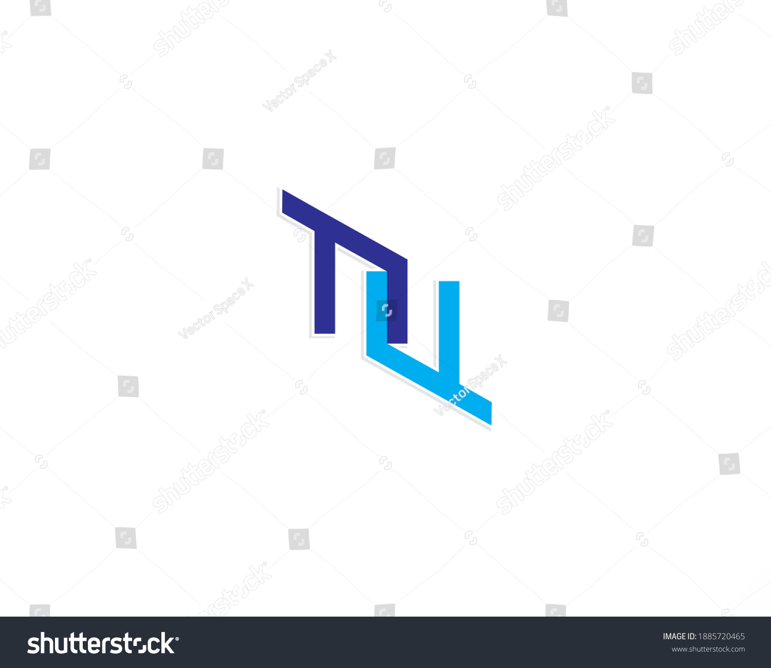 Lines Icon Vector Logo Design Template Stock Vector (Royalty Free ...