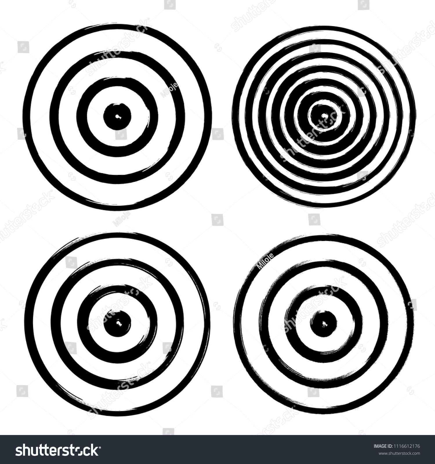 Lines Circle Form Vector Illustration Technology Stock Vector (Royalty ...