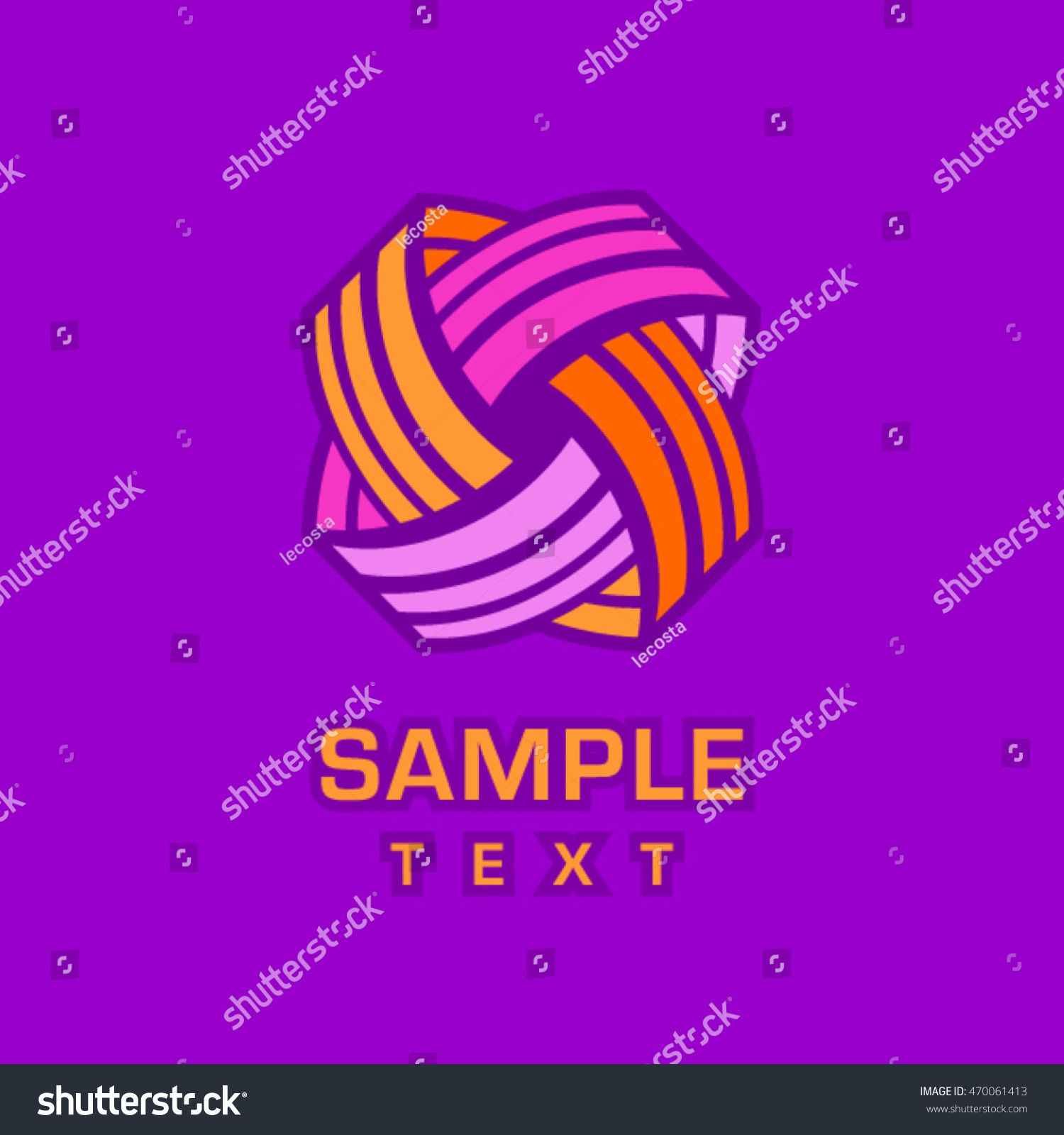 Lines Logo Design Stock Vector (Royalty Free) 470061413