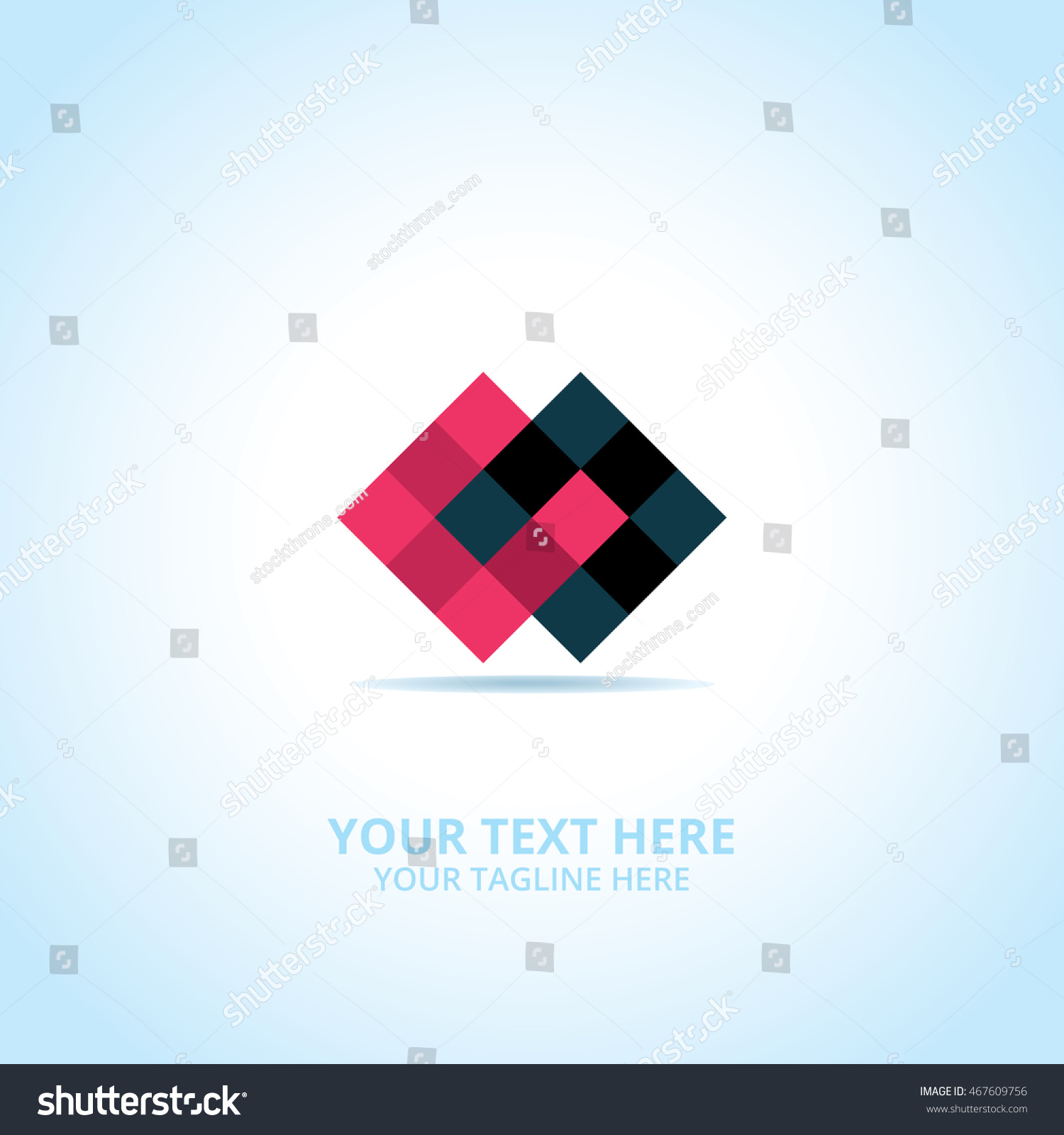 Link Abstract Emblem Design Concept Logo Stock Vector (Royalty Free ...