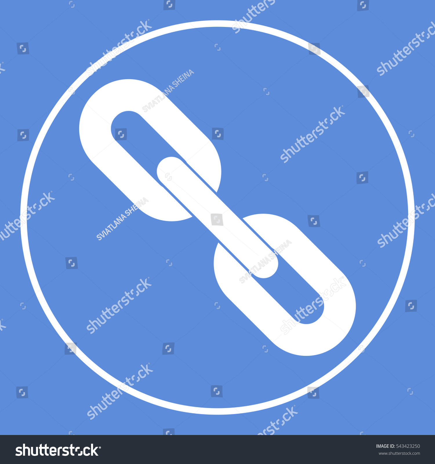 Link Chain Symbol Icon Stock Vector (Royalty Free) 543423250 | Shutterstock